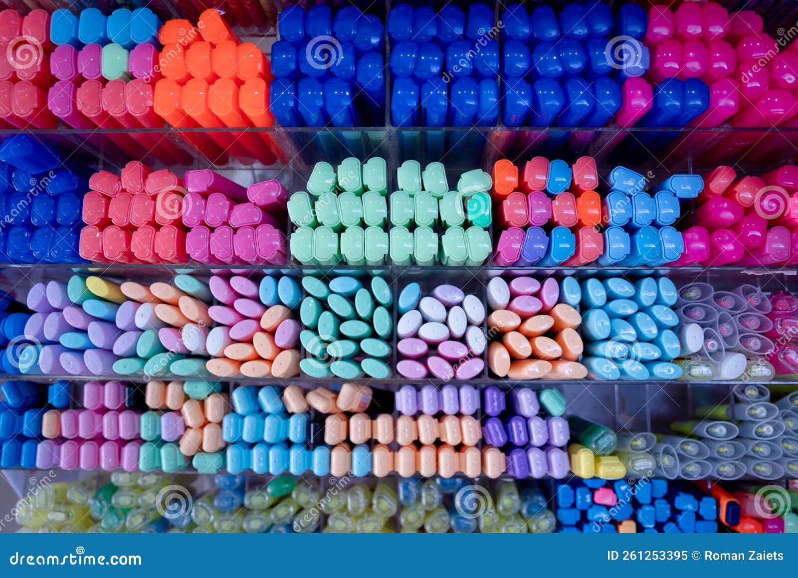 Background of Lots Assorted Colorful Marker Pen Set Stock Image - Image ...