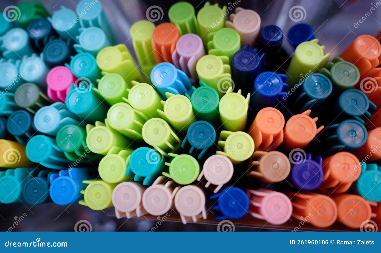 Background of Lots Assorted Colorful Marker Pen Set Stock Photo - Image ...