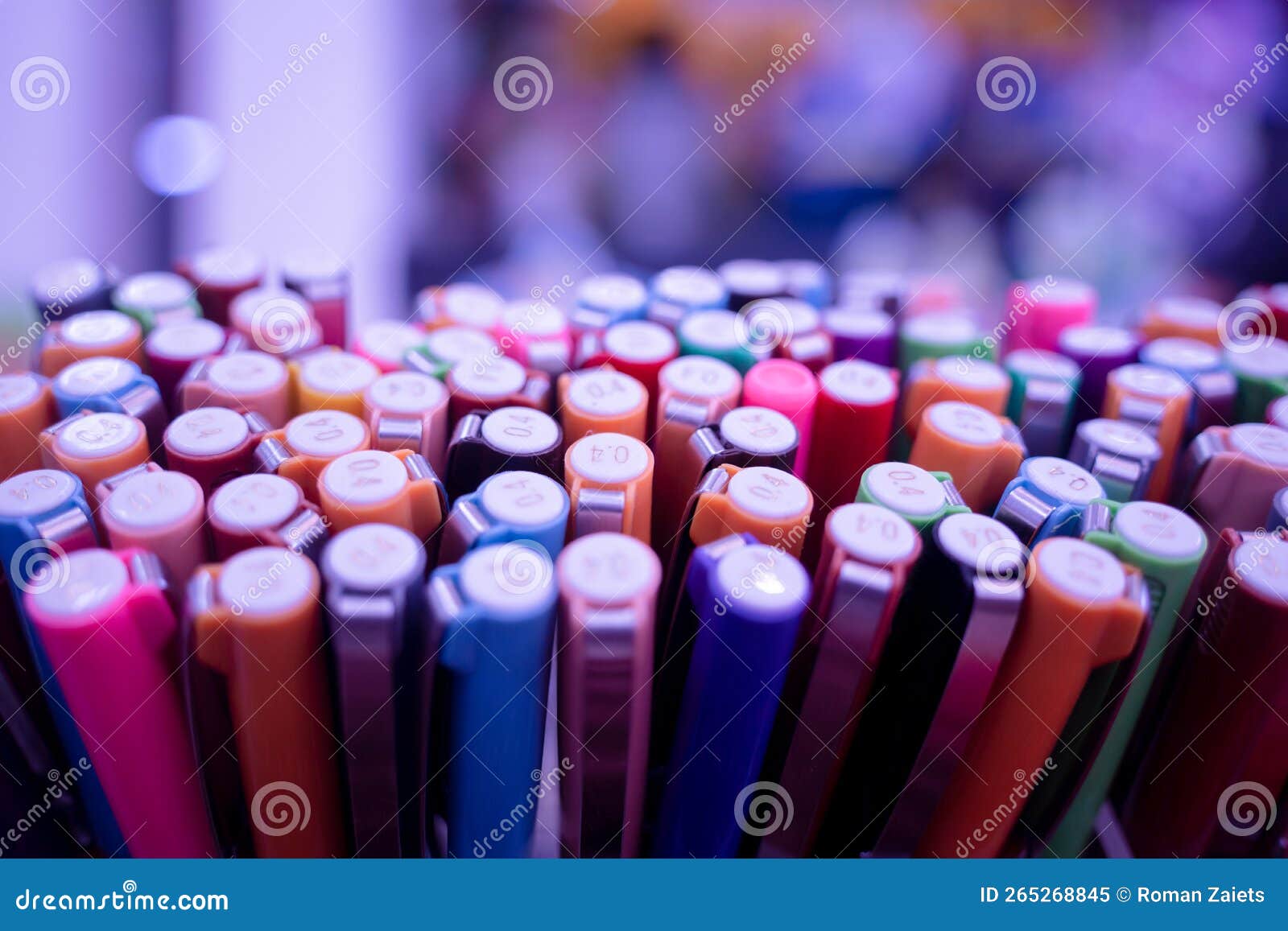 Background of Lots Assorted Colorful Marker Pen Set Stock Image - Image ...