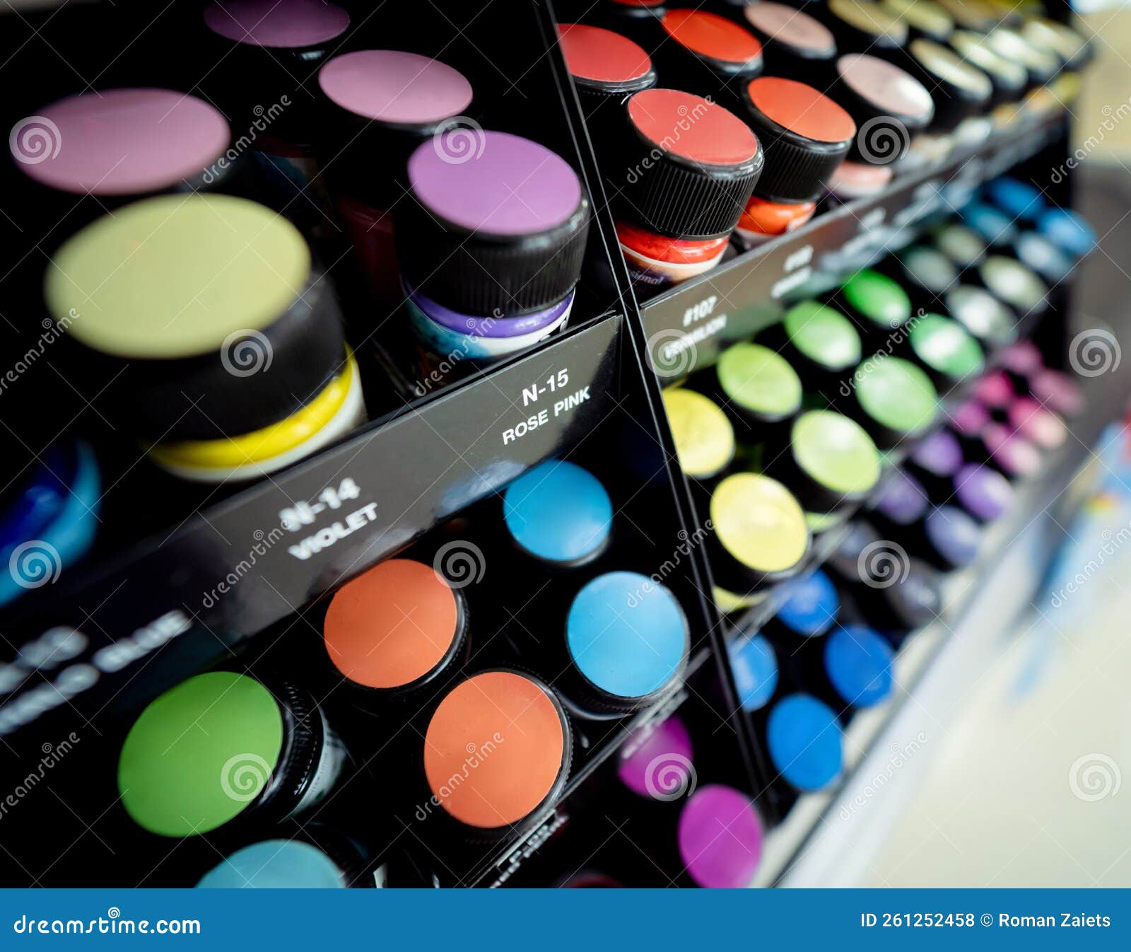 Background of Lots Assorted Colorful Paint Set Stock Photo - Image of ...