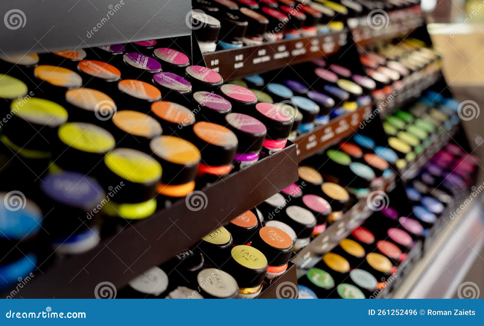 Background of Lots Assorted Colorful Paint Set Stock Photo - Image of ...