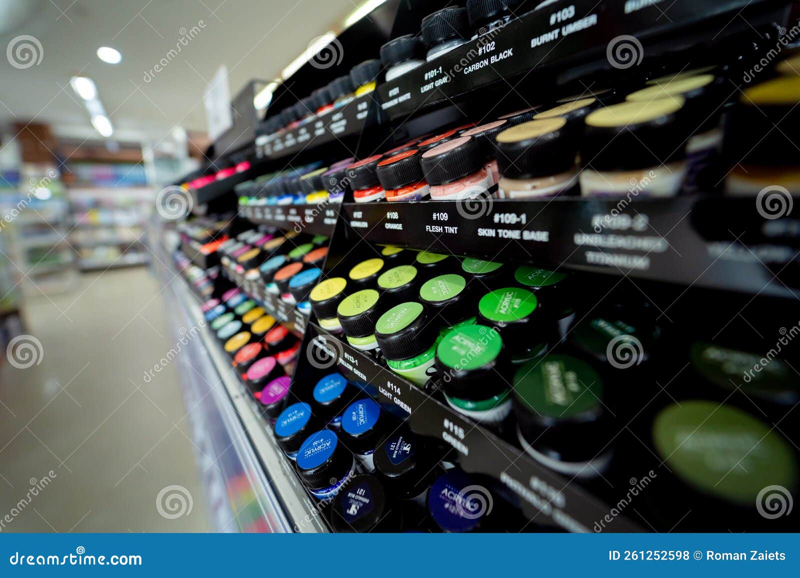 Background of Lots Assorted Colorful Paint Set Stock Photo - Image of ...