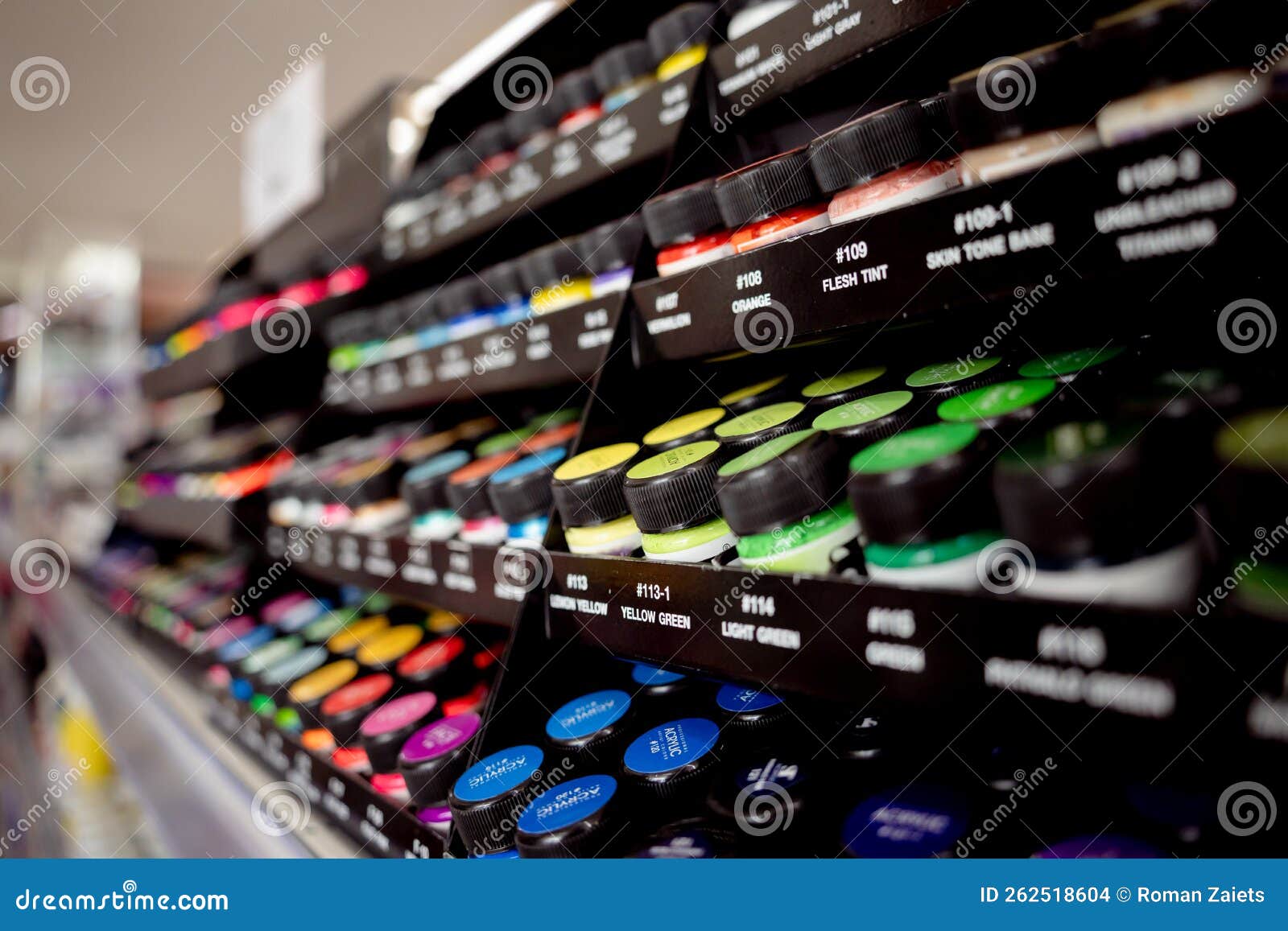 Background of Lots Assorted Colorful Paint Set Stock Photo - Image of ...
