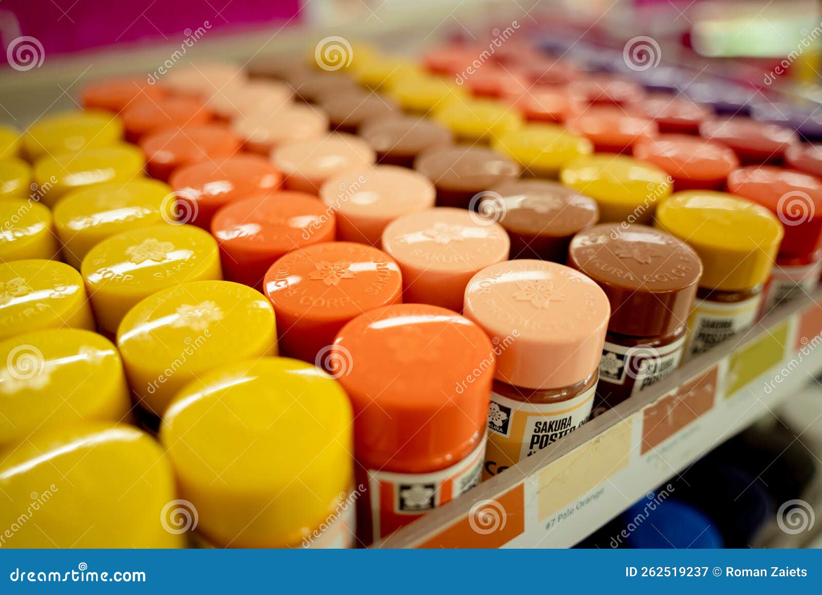 Background of Lots Assorted Colorful Paint Set Stock Image - Image of ...