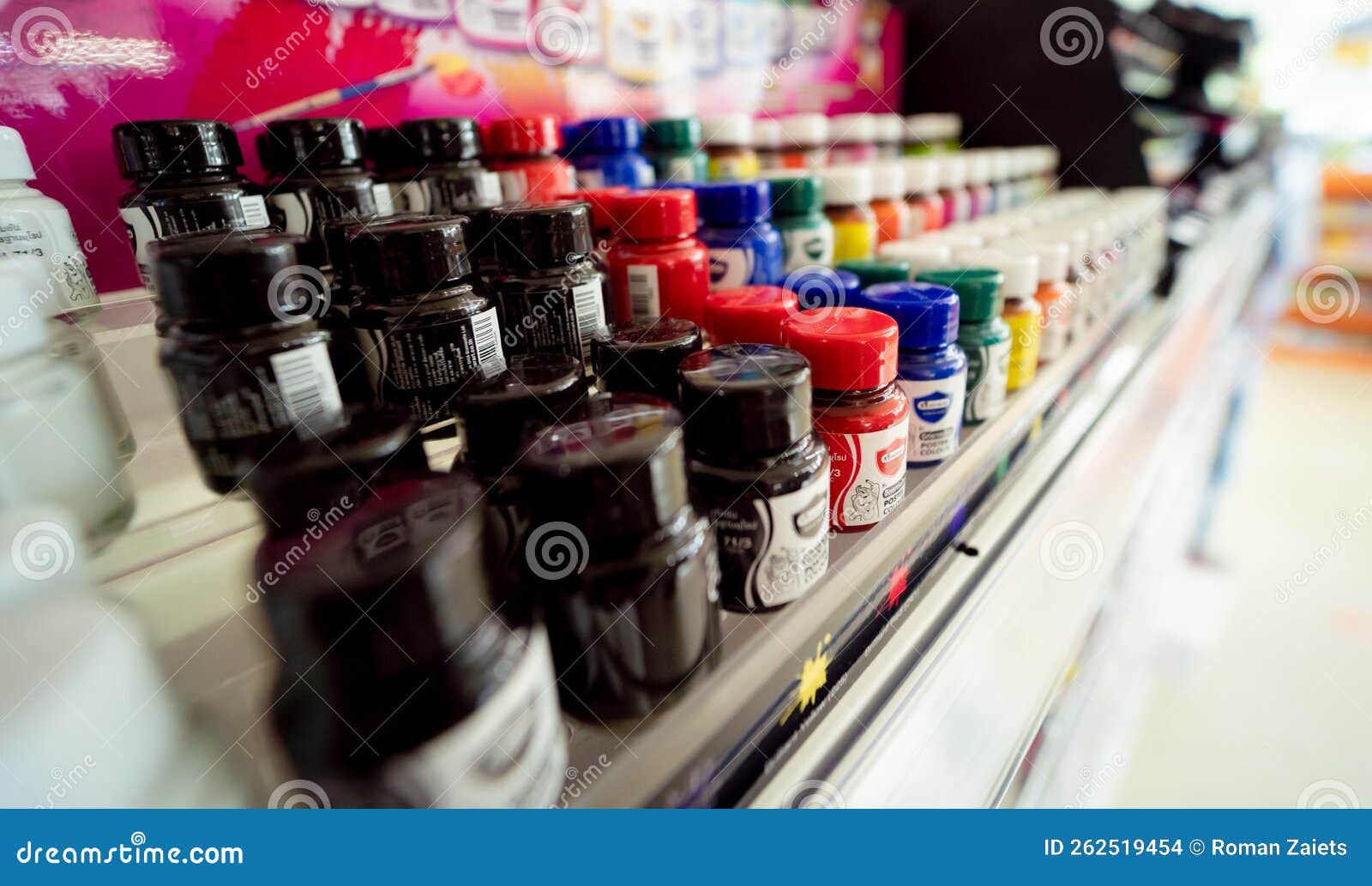 Background of Lots Assorted Colorful Paint Set Stock Photo - Image of ...