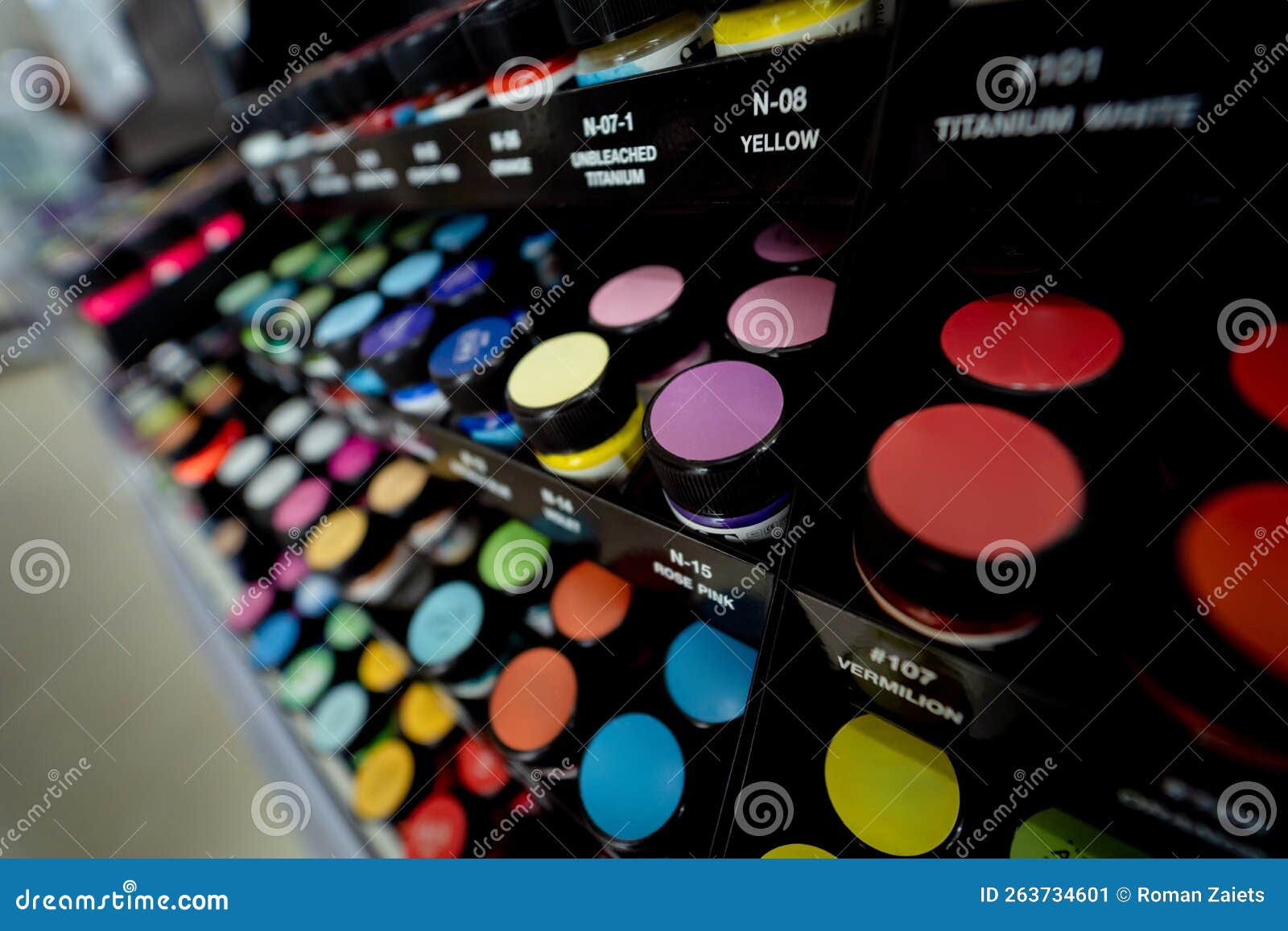Background of Lots Assorted Colorful Paint Set Stock Image - Image of ...
