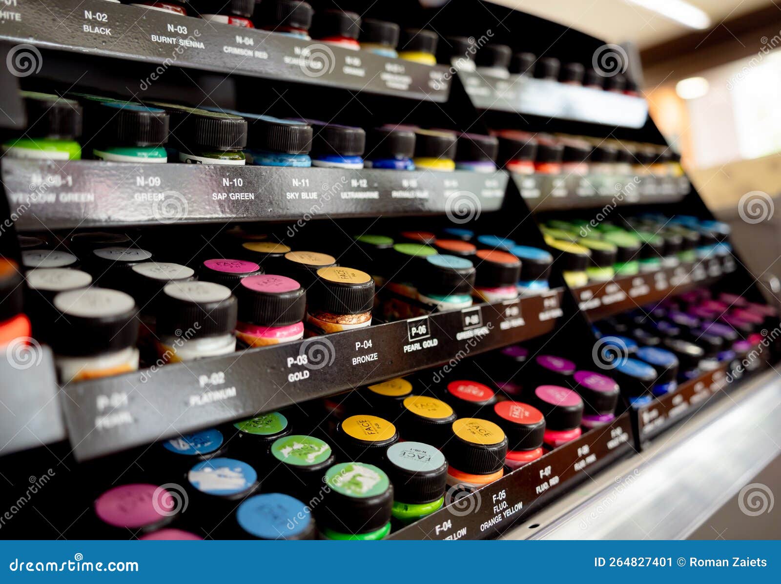 Background of Lots Assorted Colorful Paint Set Stock Image - Image of ...