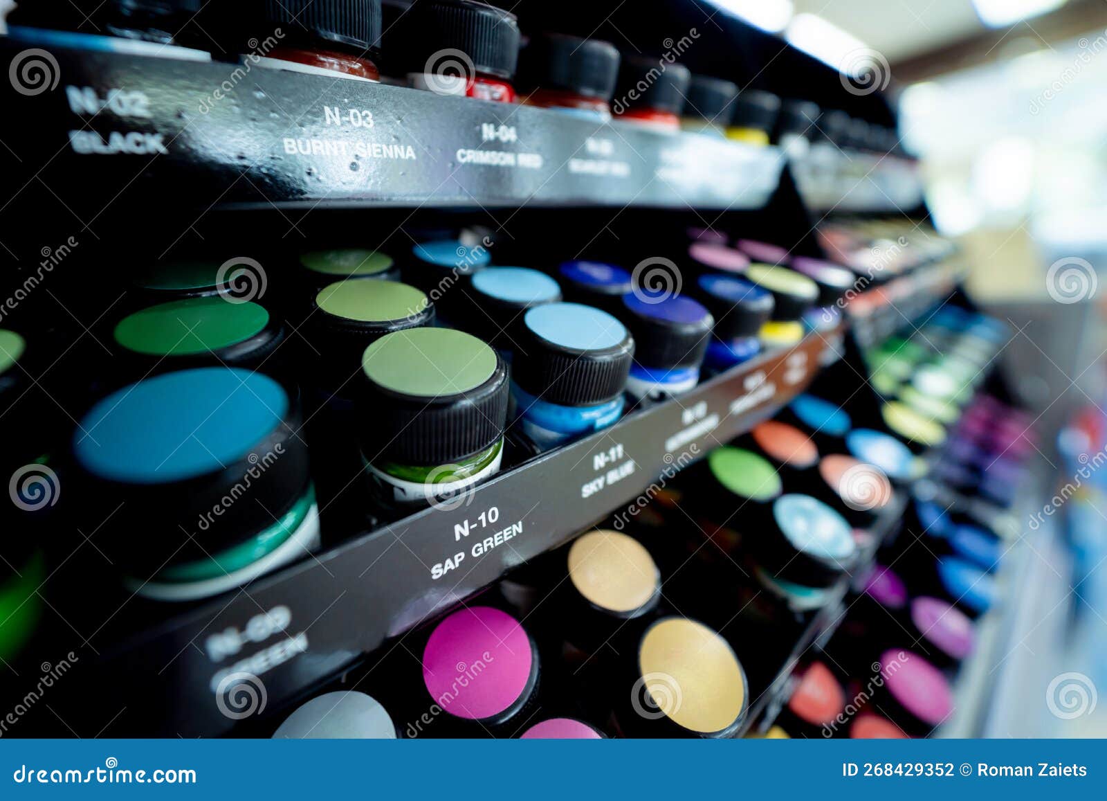 Background of Lots Assorted Colorful Paint Set Stock Photo - Image of ...