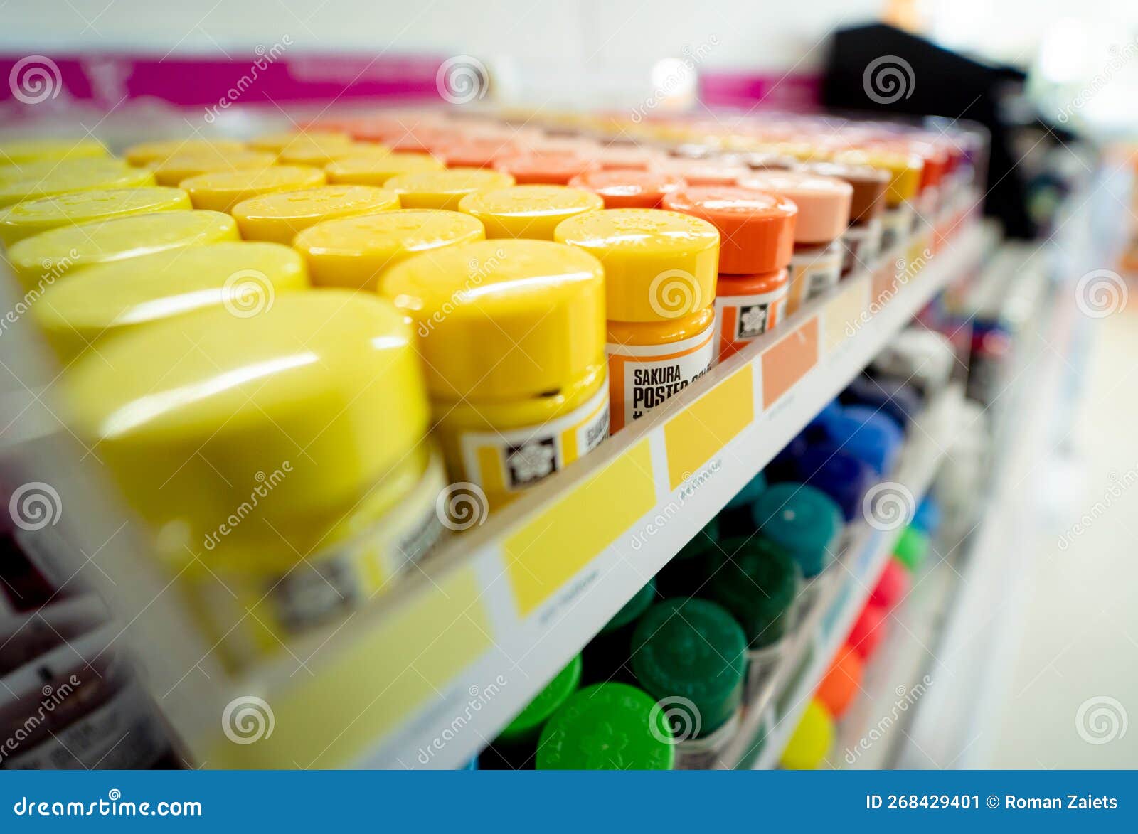 Background of Lots Assorted Colorful Paint Set Stock Image - Image of ...