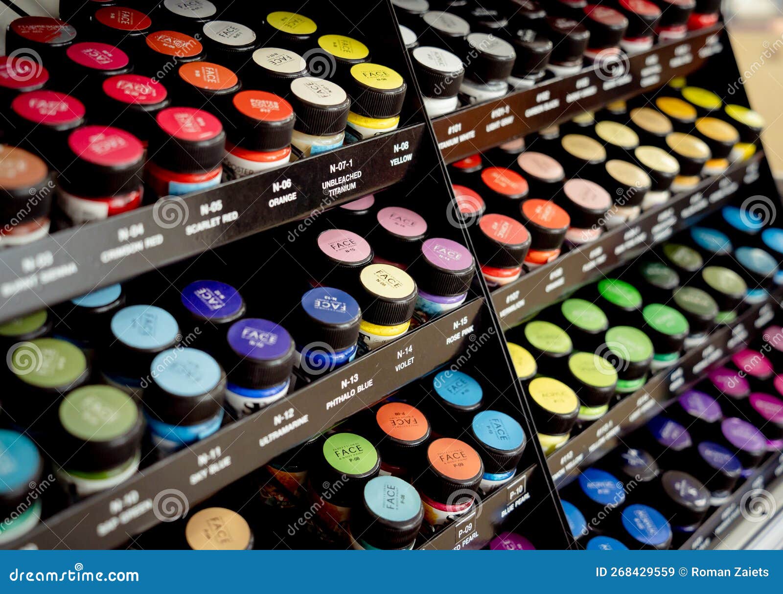 Background of Lots Assorted Colorful Paint Set Stock Image - Image of ...