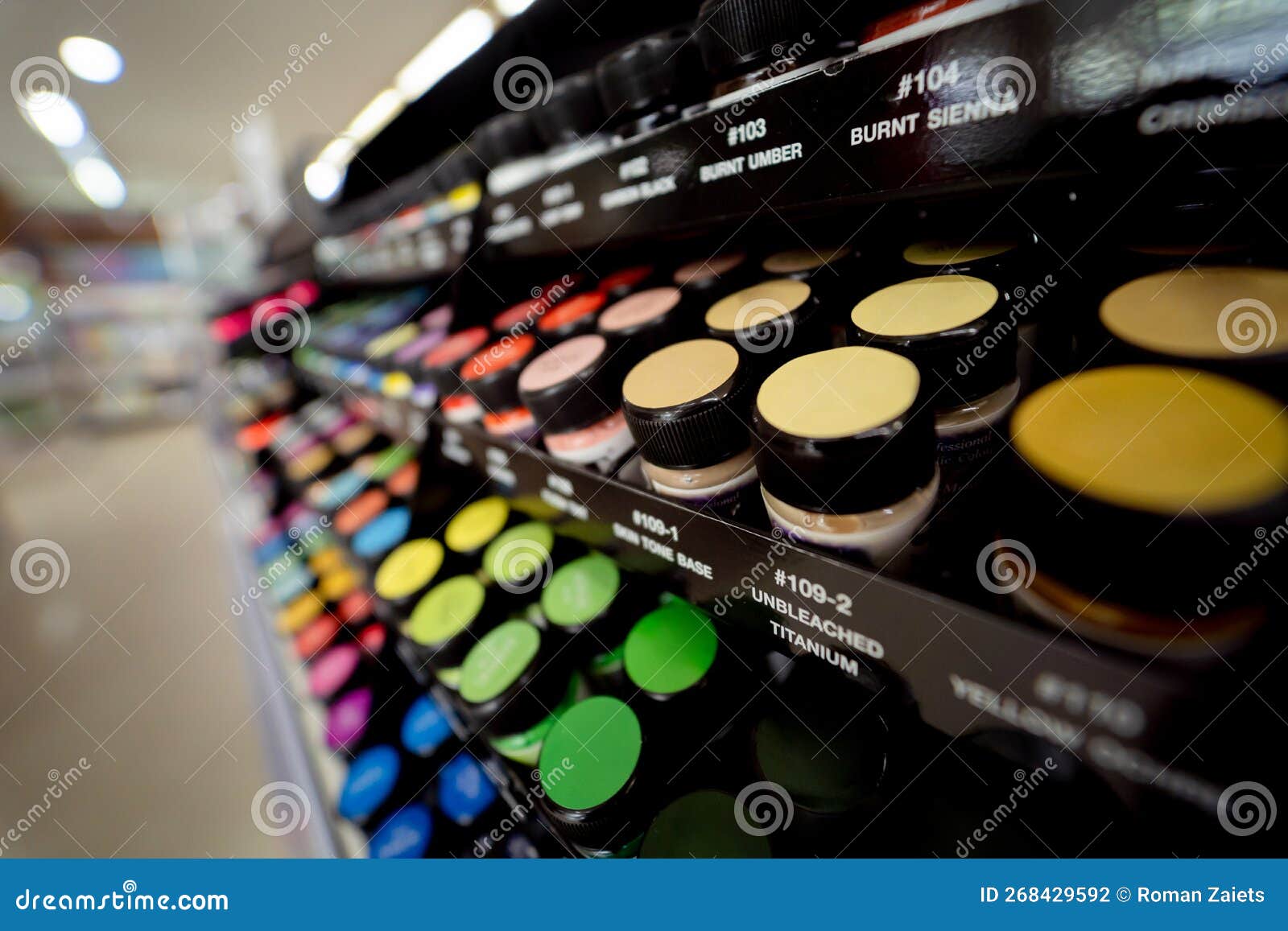 Background of Lots Assorted Colorful Paint Set Stock Photo - Image of ...