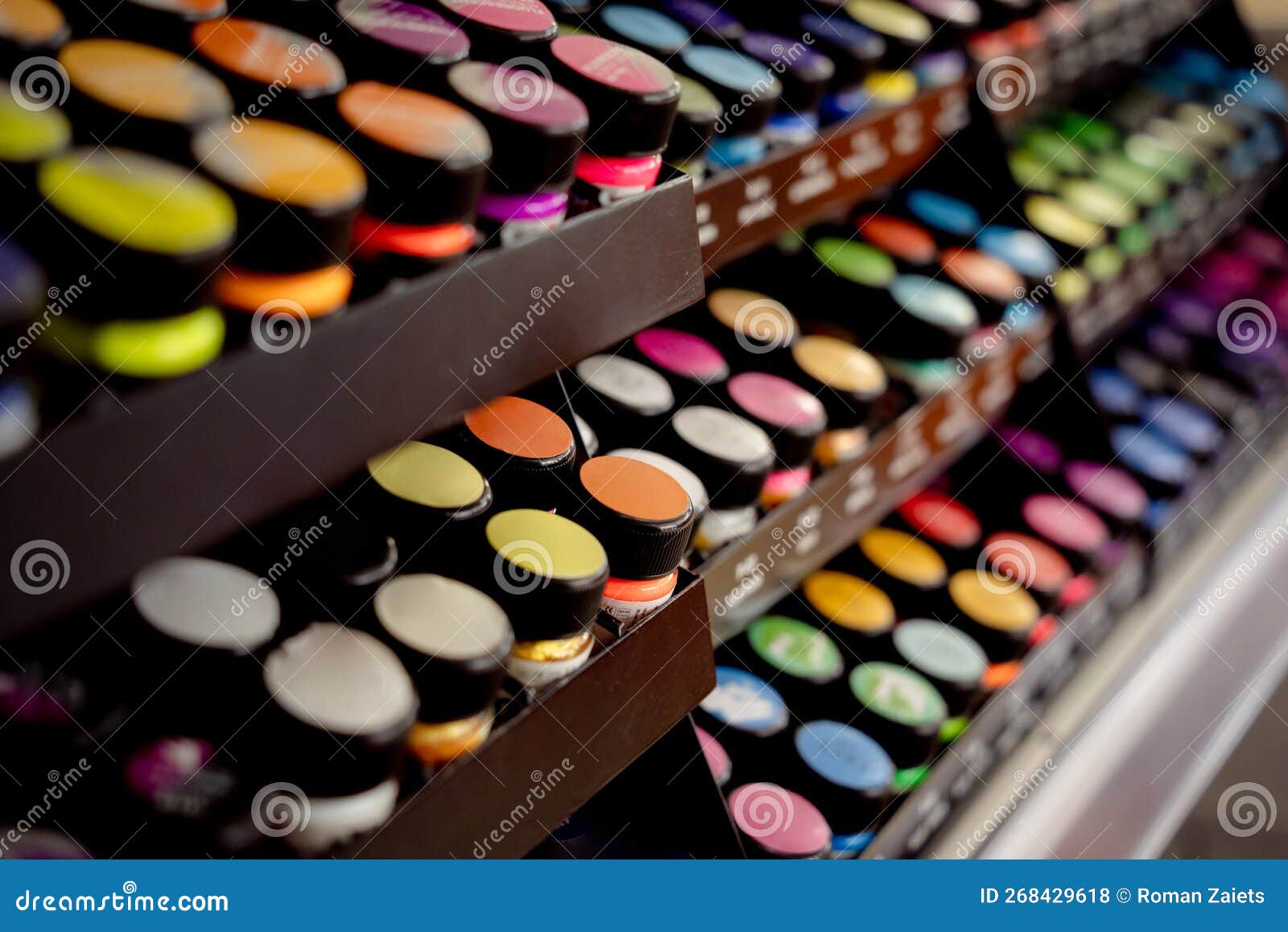Background of Lots Assorted Colorful Paint Set Stock Photo - Image of ...