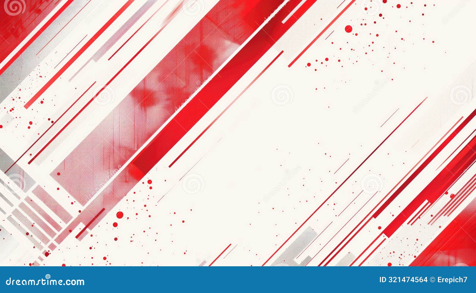 A Background with Lots of White Space and Modern Simple Red Lines Stock ...