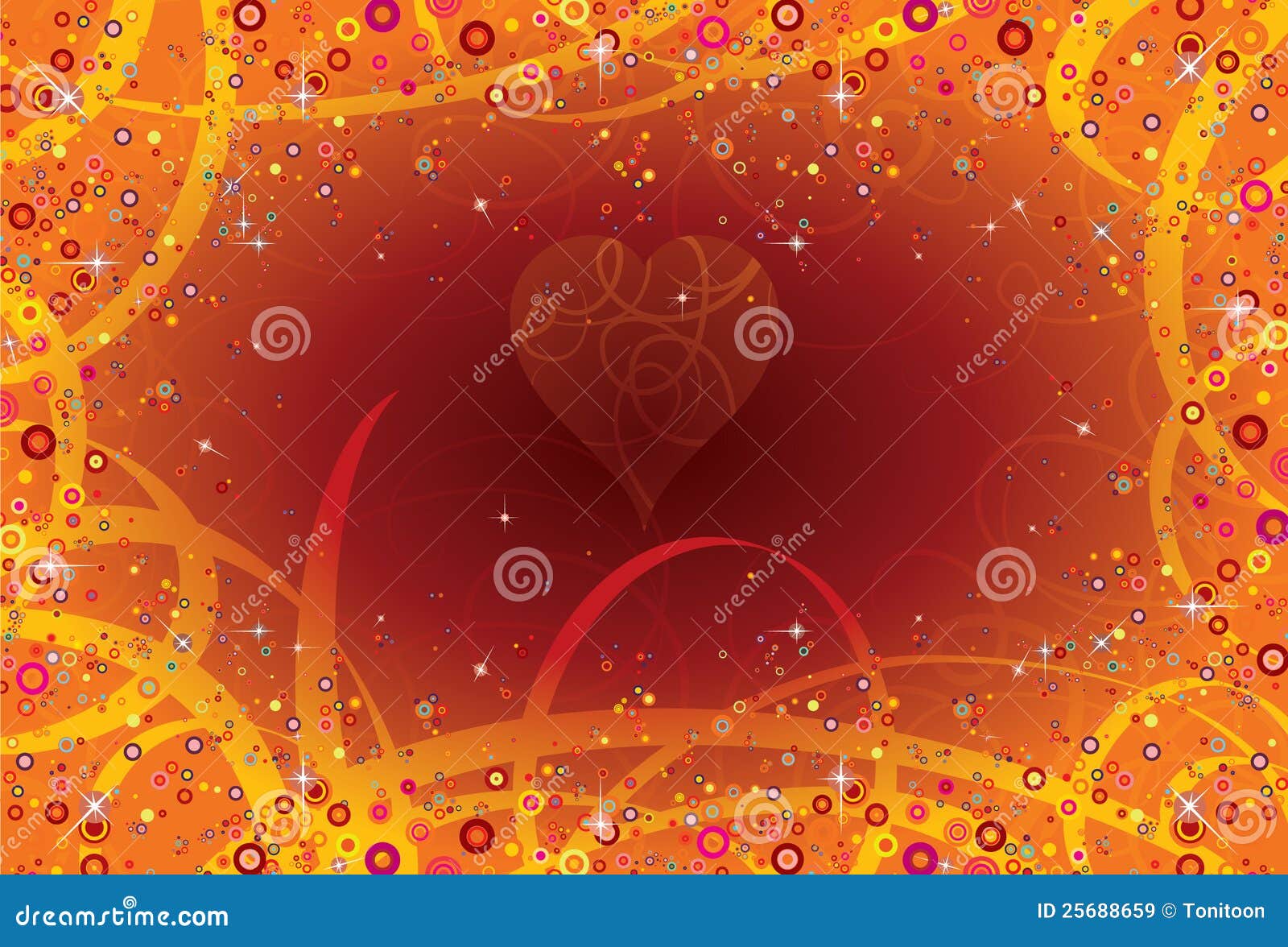 Background love curlicues stock vector. Illustration of ornate - 25688659