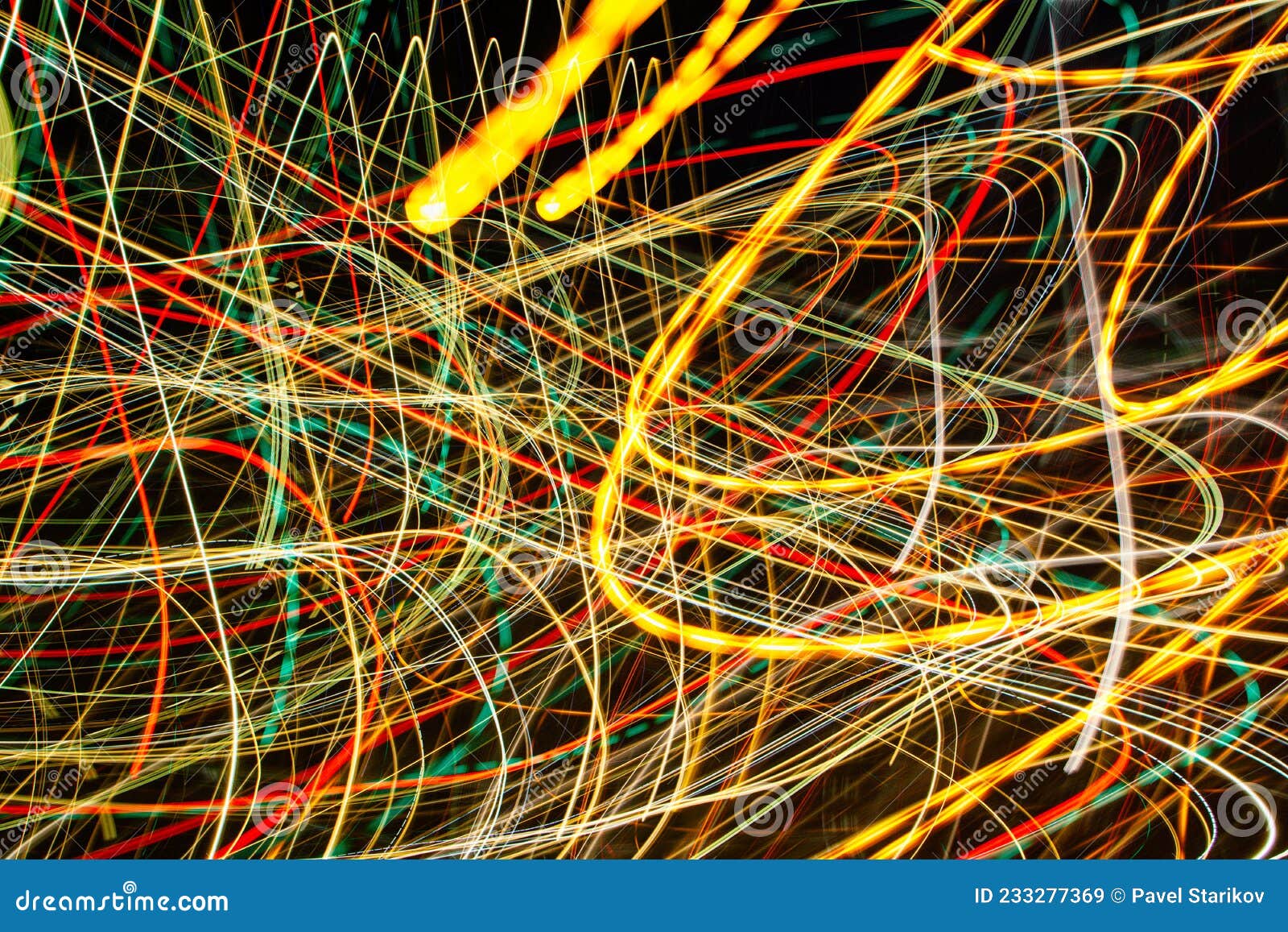 Background from Luminous Lines of White and Yellow Colour Stock Image ...