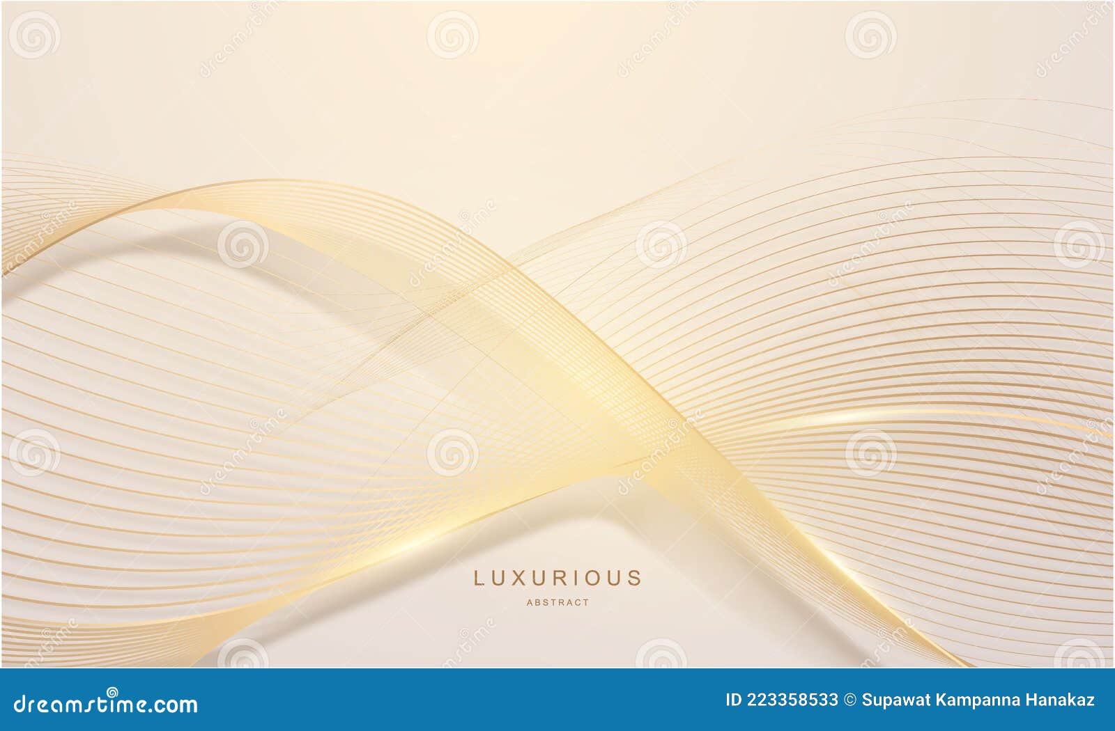 Background Luxury Gold Modern Stock Vector - Illustration of curve ...