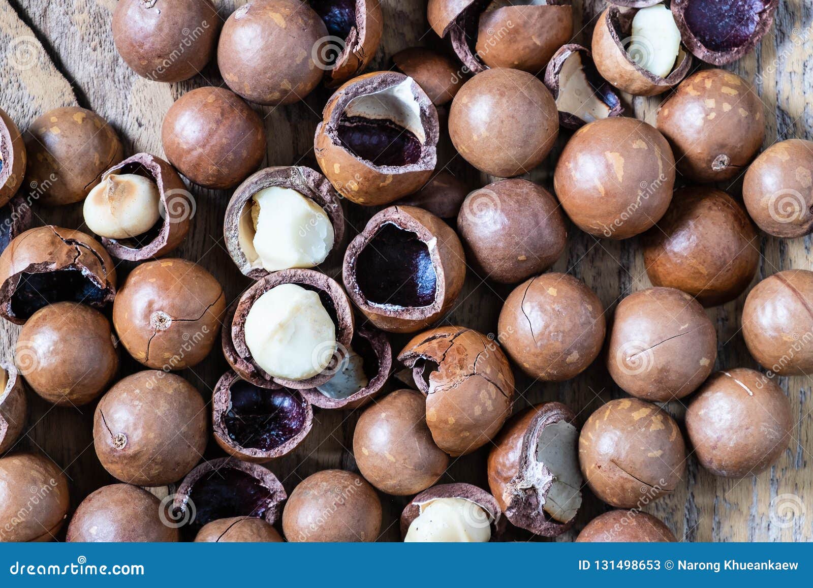 Background Macadamia Nut with Shell Stock Image - Image of health ...