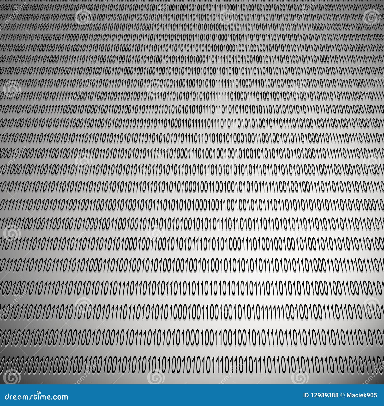 Background Made of 0 and 1 Digits Stock Illustration - Illustration of ...