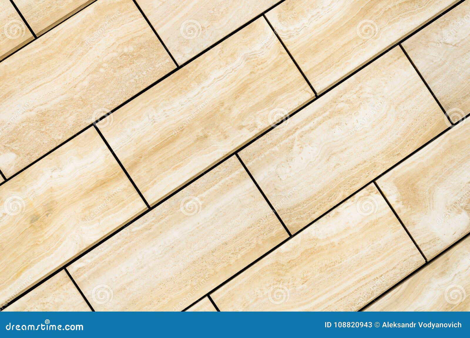 The Background is Made with Beige Tiles Placed Diagonally Stock Image ...