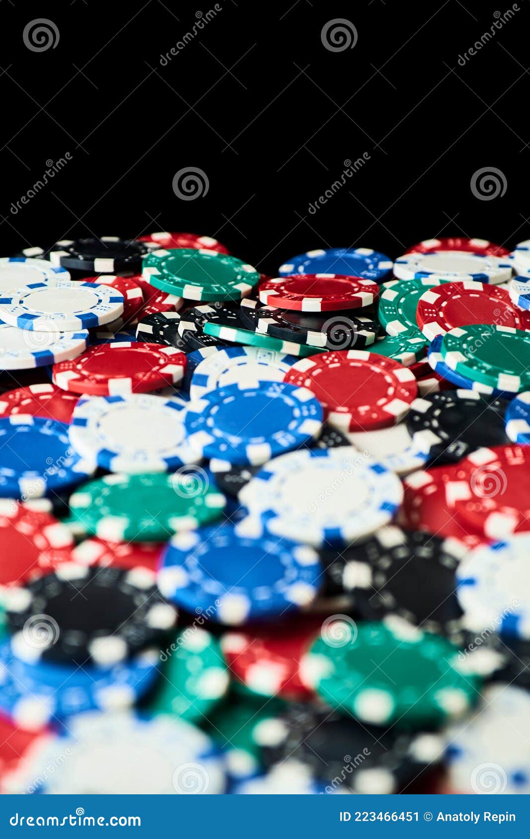 Background Made of Casino Chips Top Down View Stock Image - Image of ...