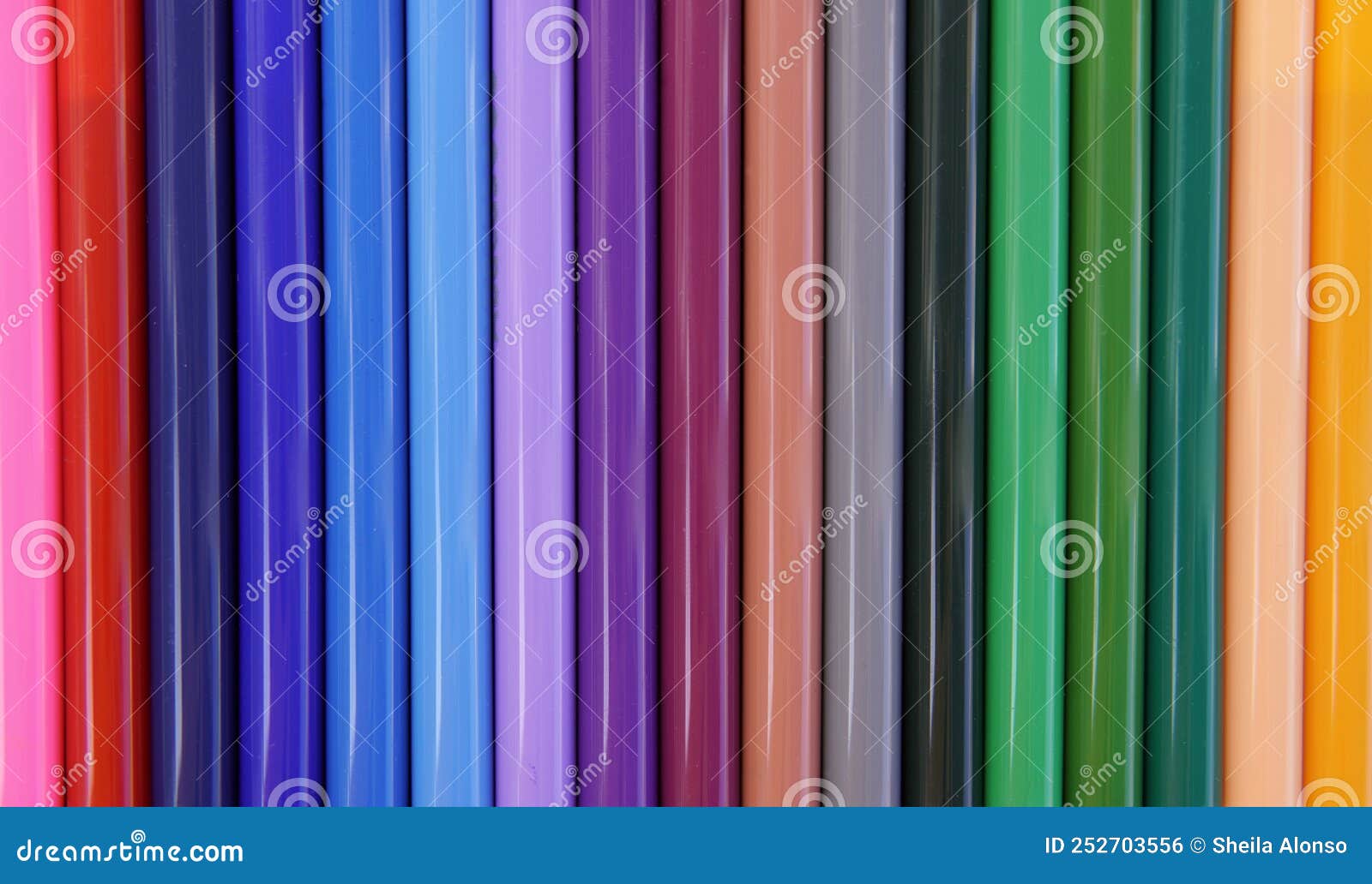 Background Made with Colored Markers Stock Photo - Image of lines ...