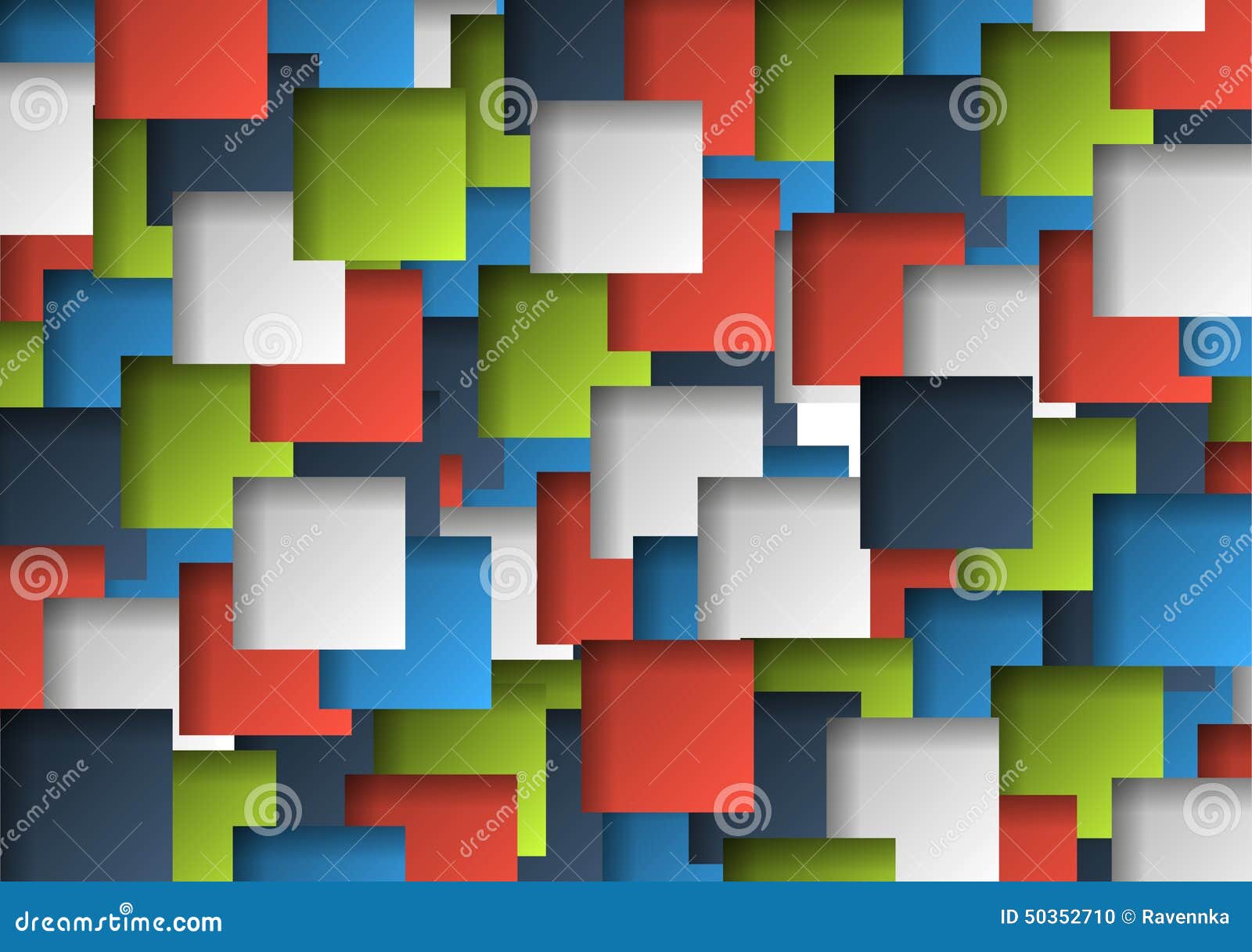Background Made of Colorful 3d Squares Stock Vector - Illustration of ...