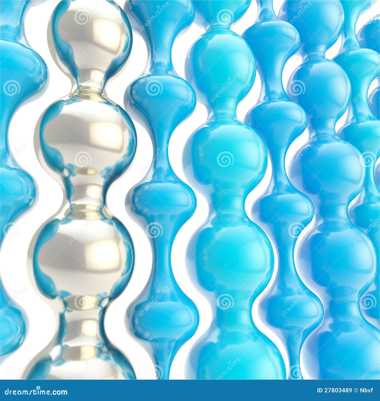Background Made Of Glossy Wavy Shapes Royalty-Free Stock Photography ...