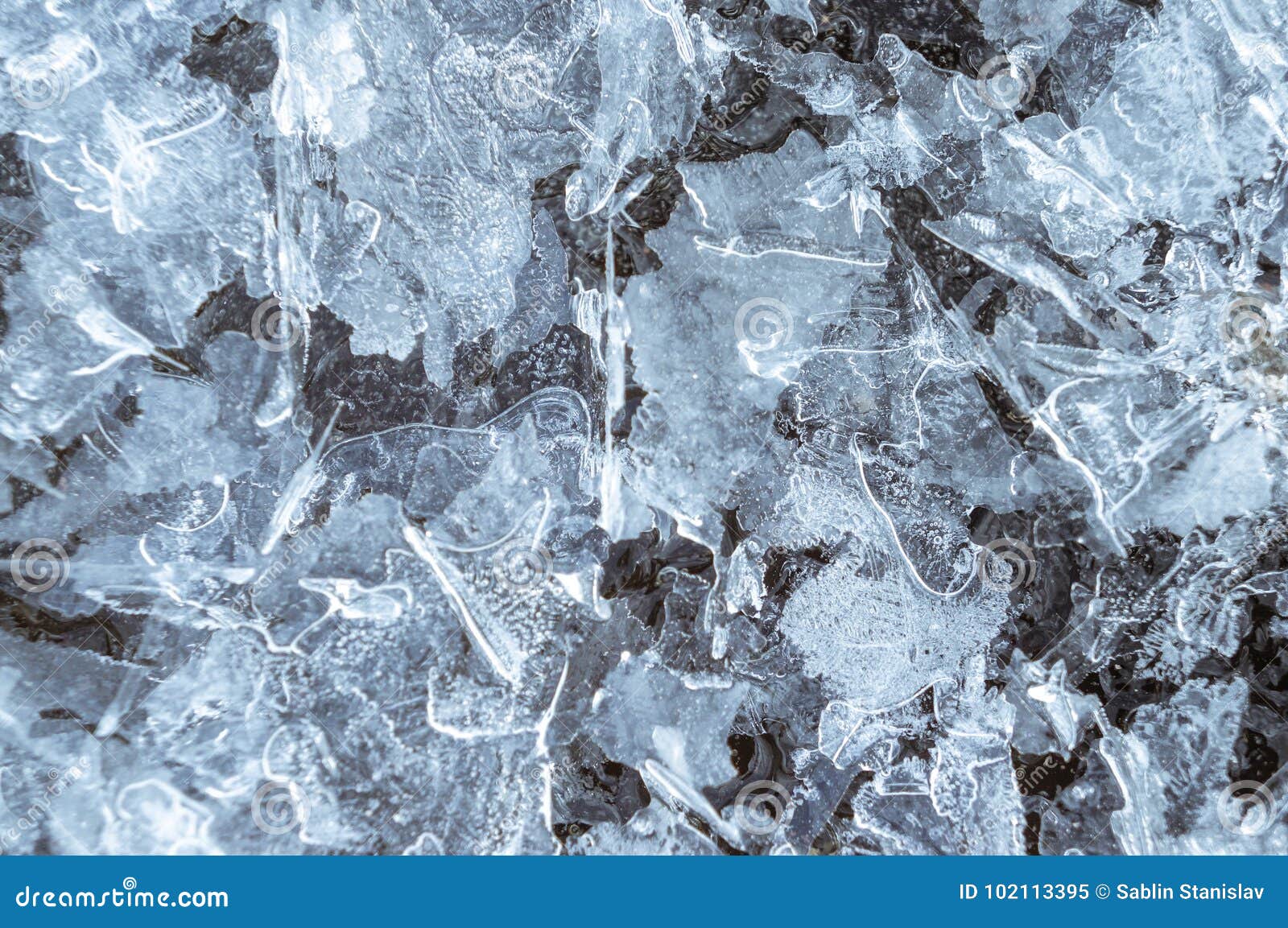 Background Made of Ice. Ice Patterns. Stock Image - Image of closeup ...