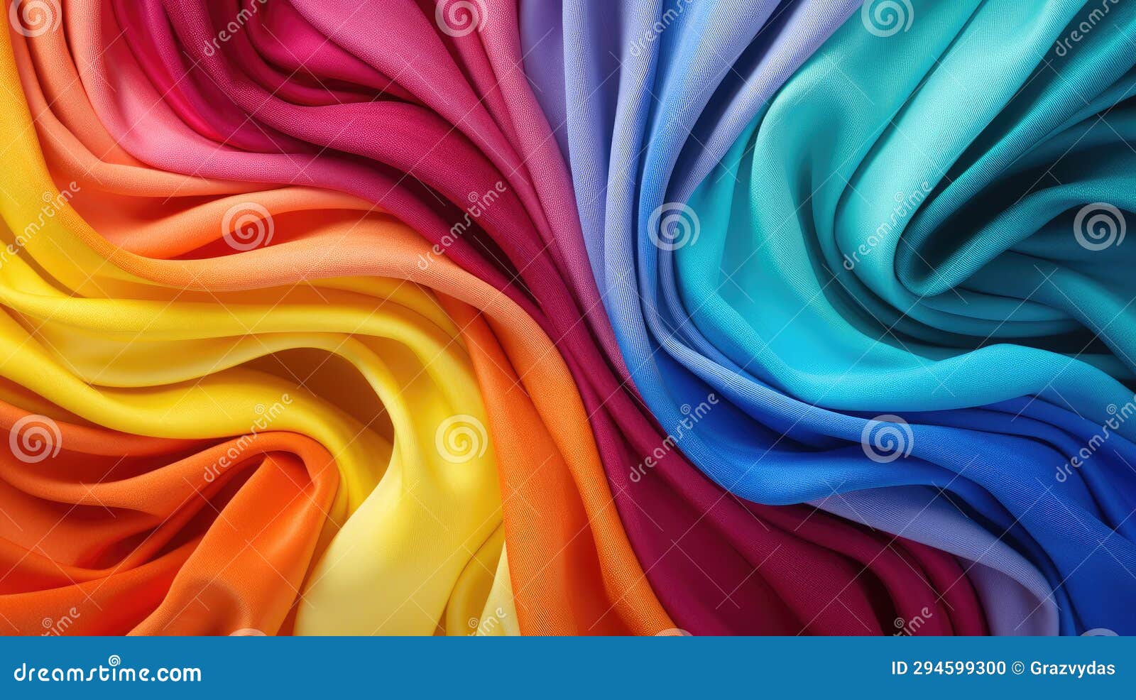 Background Made of Multi-colored Fabric Stock Illustration ...