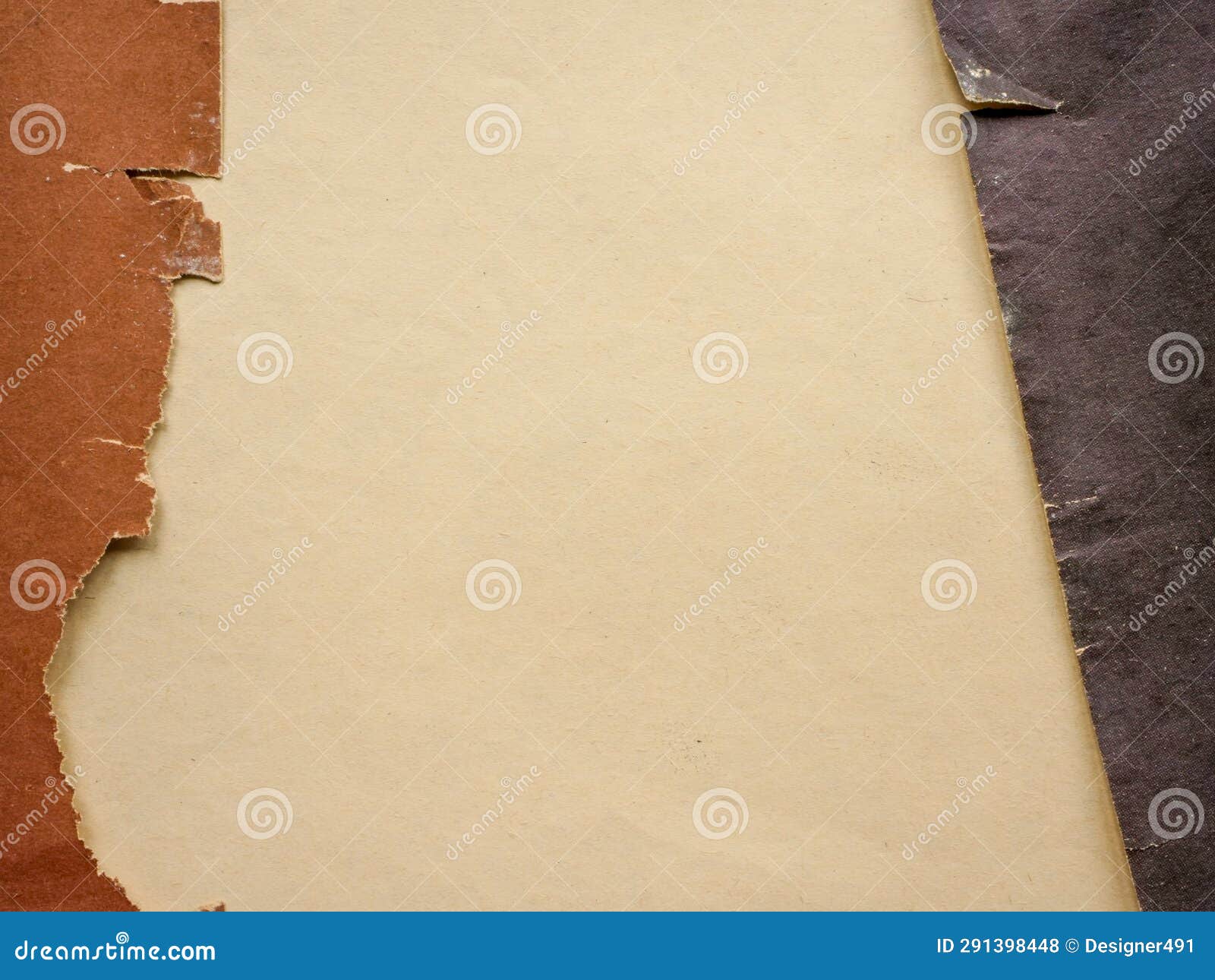 Background Made of Old Paper with Dark Torn Pieces. Stock Photo - Image ...
