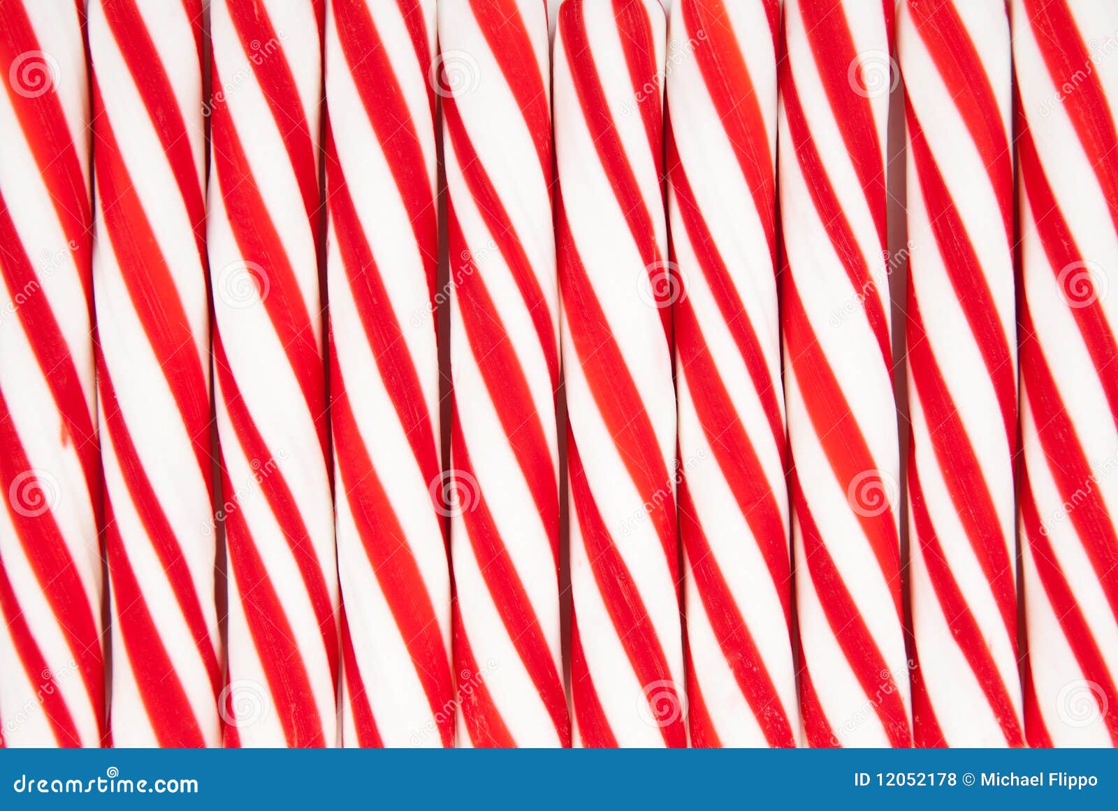 Candy Canes With Ribbon - Sweet Christmas Card Royalty-Free Stock ...