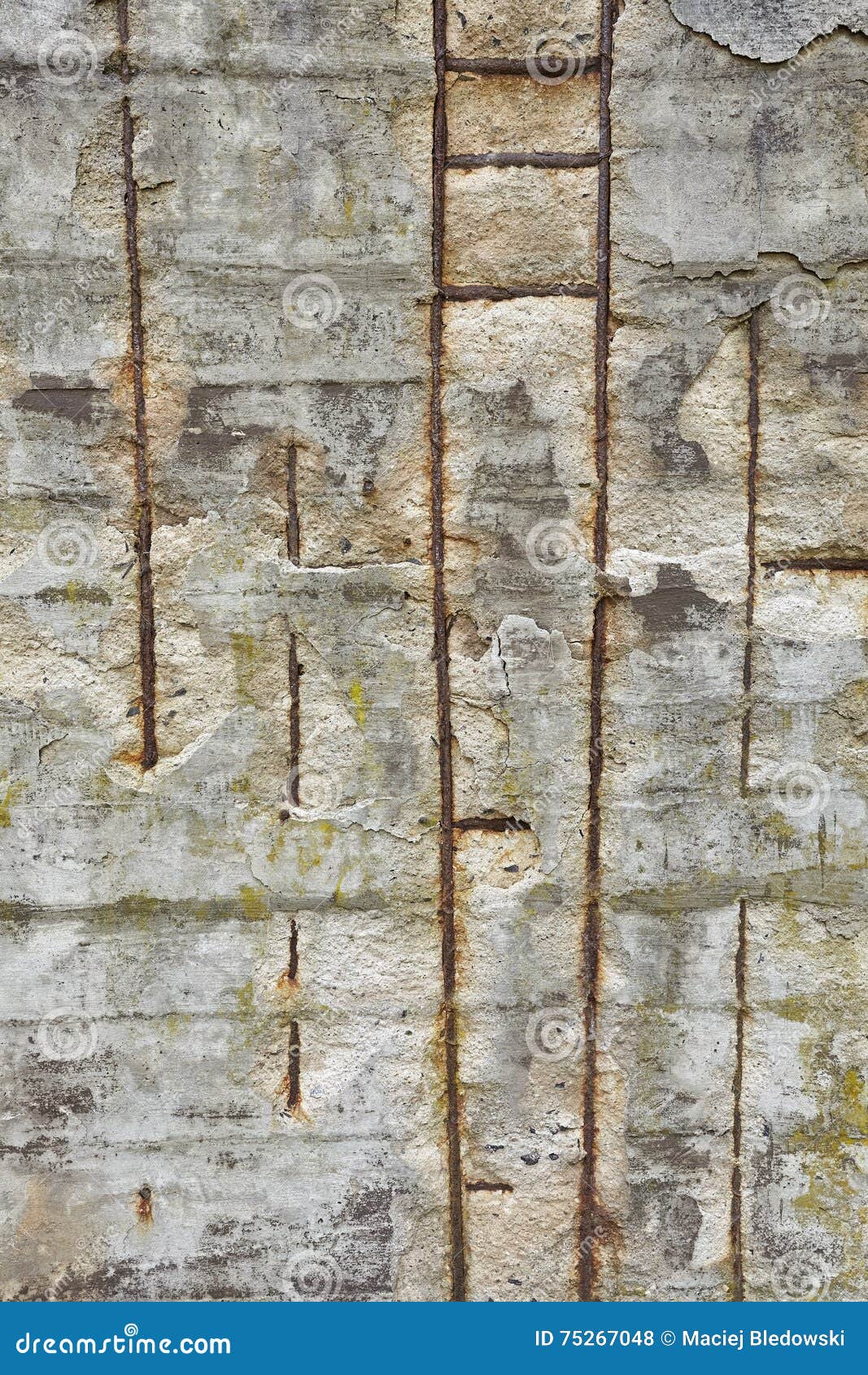 Background Made of Reinforced Concrete Wall. Stock Photo - Image of ...