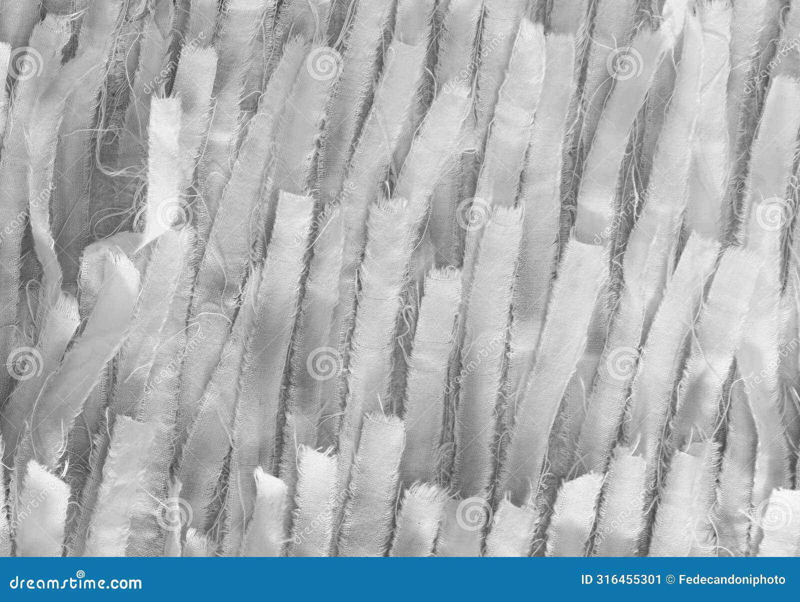 Background Made with Scraps of White Threaded Fabric Ideal As a Neutral ...