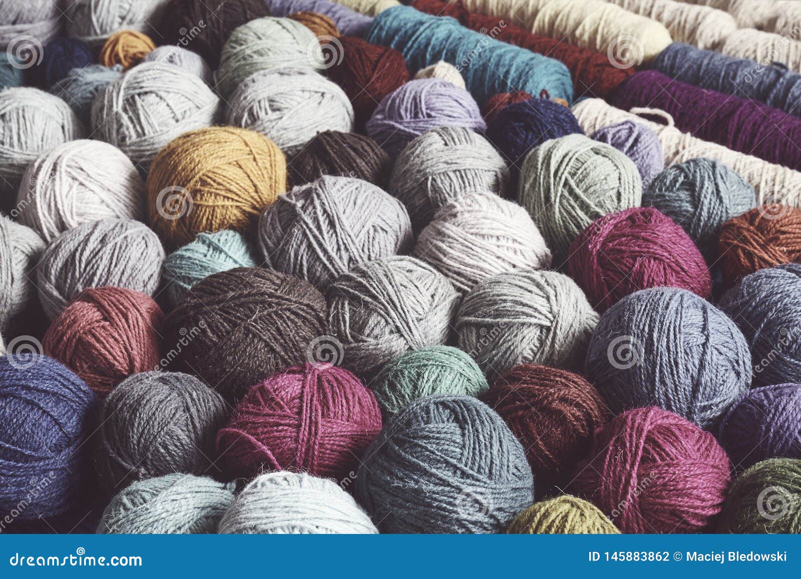 Background Made of Wool Yarns Stock Photo - Image of hobby, instagram ...
