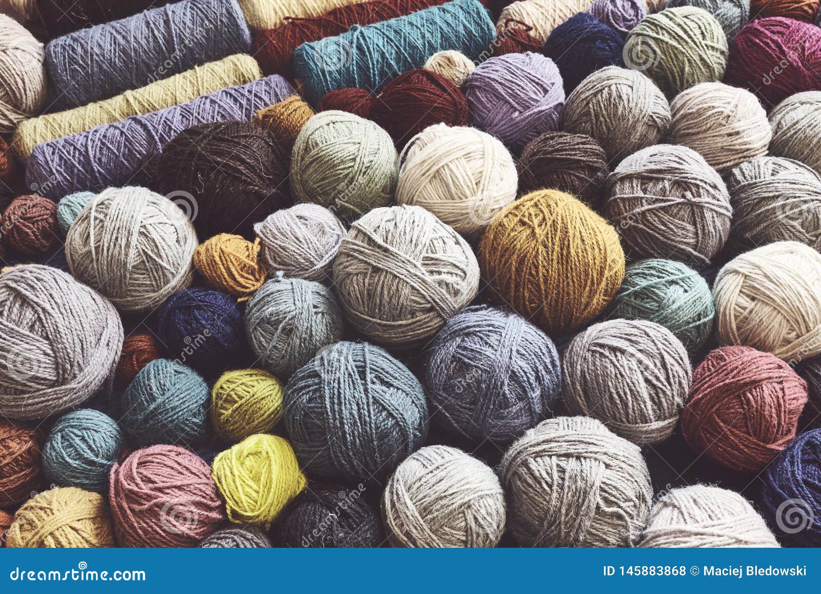 Background Made of Wool Yarns Stock Photo - Image of traditional ...