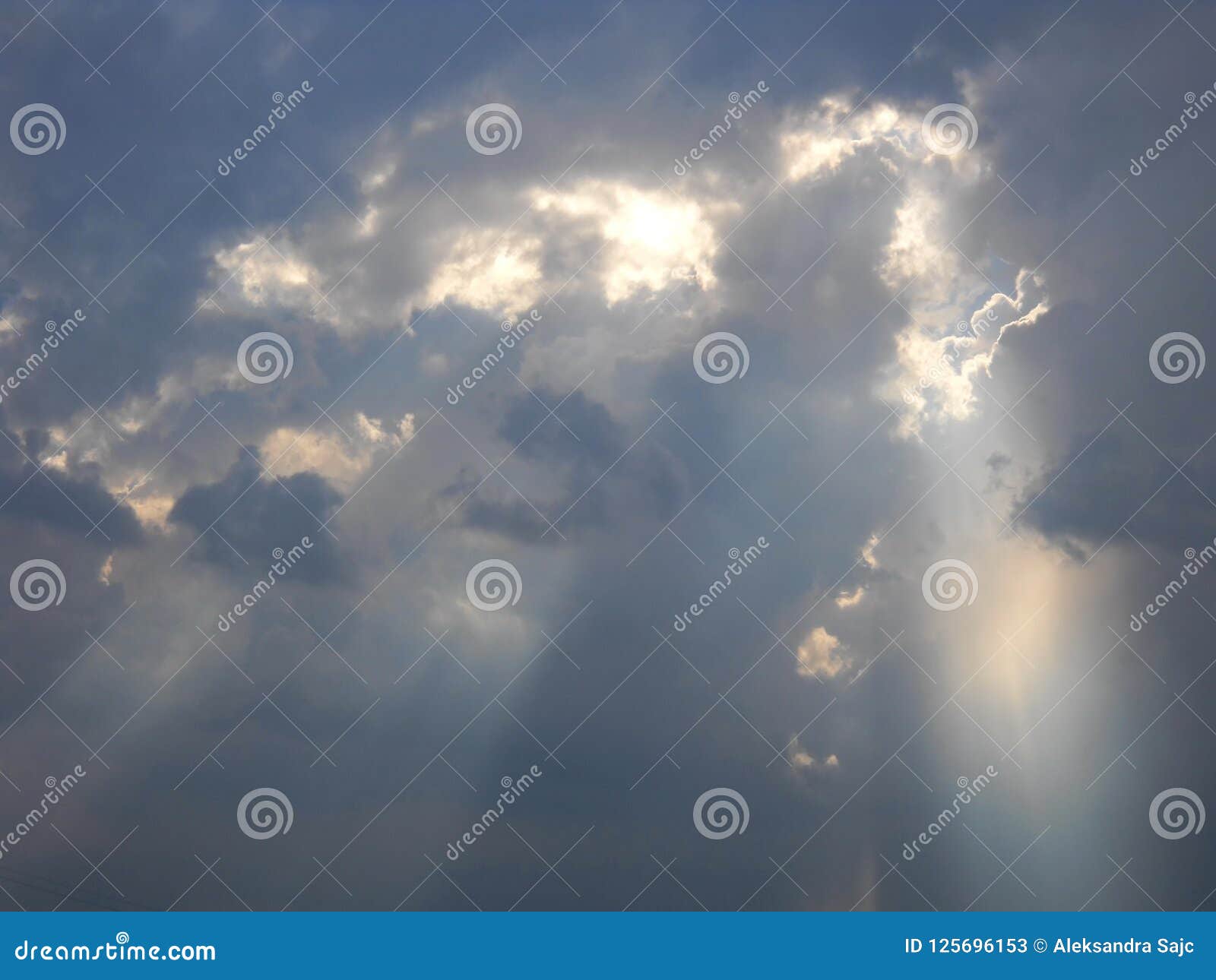 Magic of Sunlight and Clouds Stock Image - Image of detail, bouncing ...