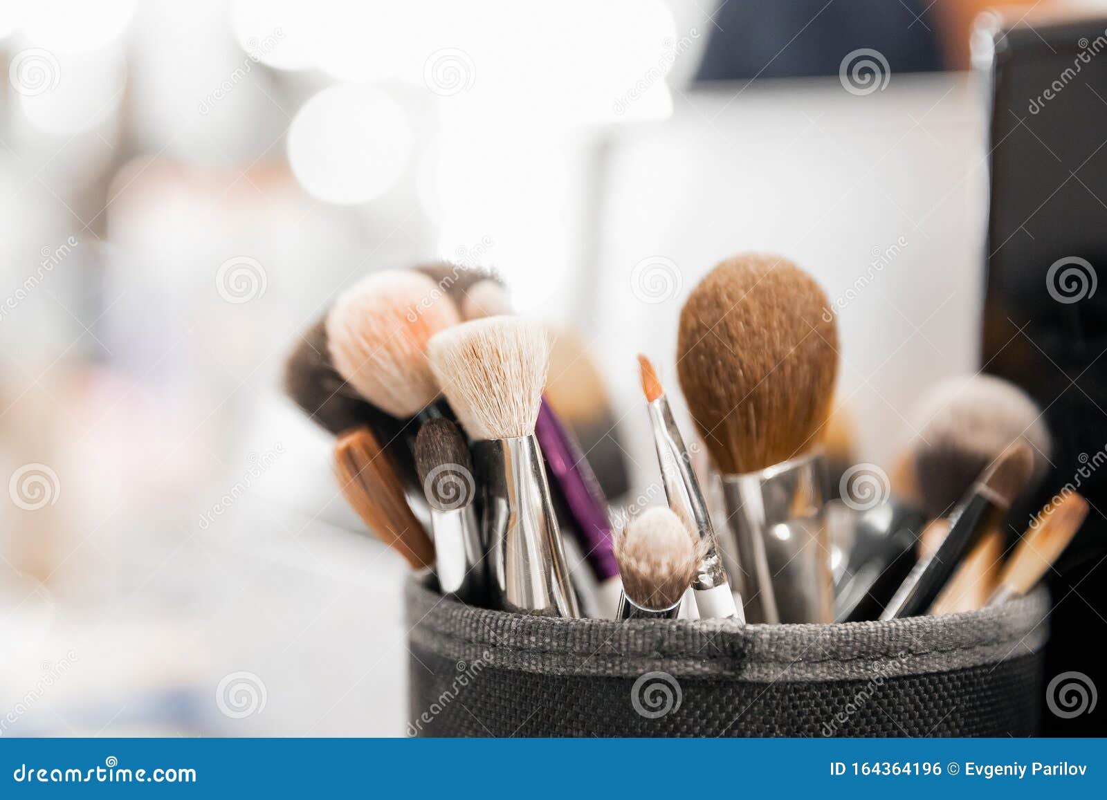 Background Make-up Soft Brushes for Artist, Light Color Stock Photo ...