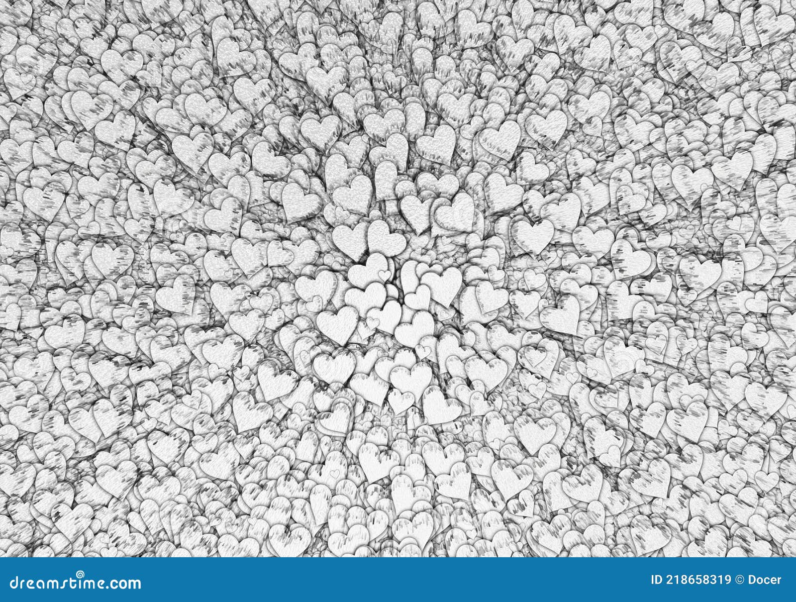 Hearts Explosion Frame Invitation Card Royalty-Free Stock Photo ...