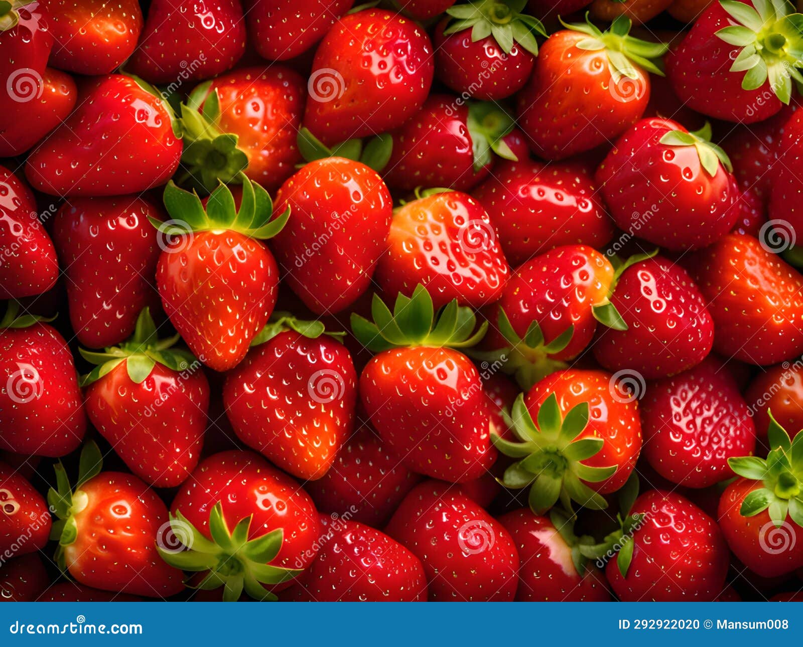 Background of Many Fresh Red Strawberries Stock Illustration ...