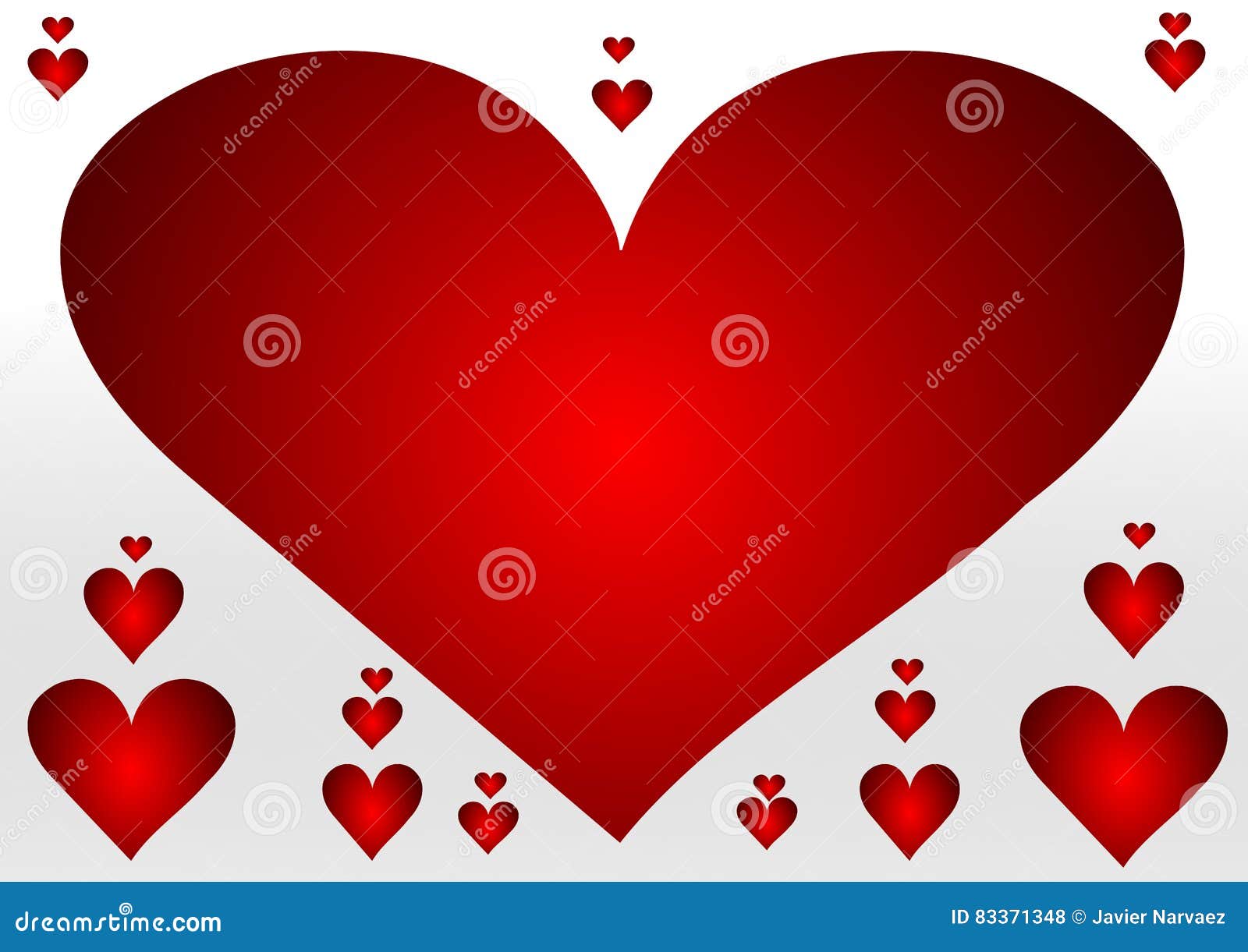 Background with Many Hearts Stock Vector - Illustration of celebrate ...