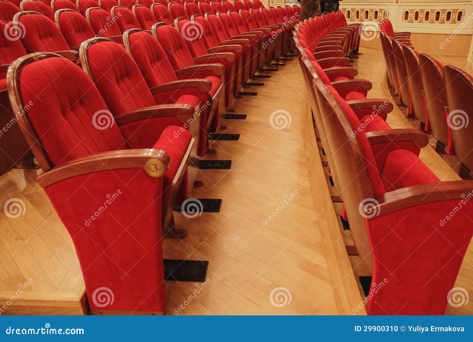 Background of Red Theatrical Red Chairs Stock Photo - Image of chair ...
