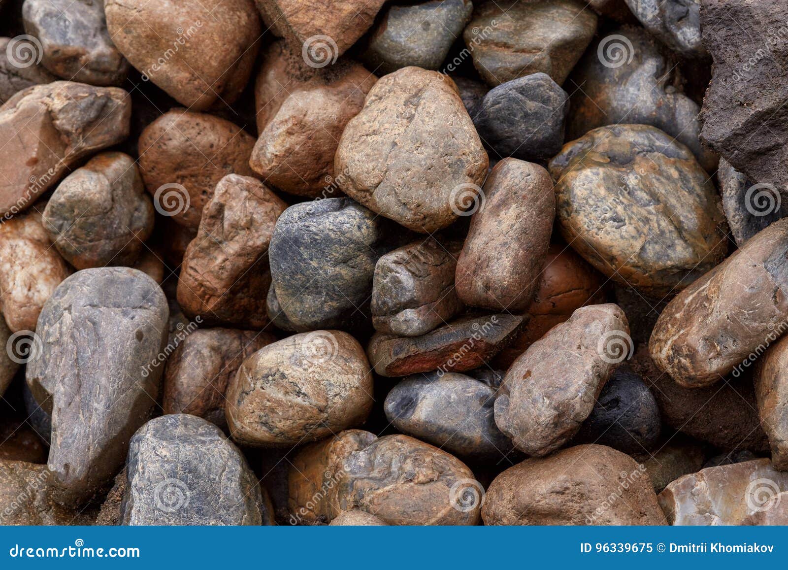 Background of Many Rough Wet Stones after Rain Stock Image - Image of ...