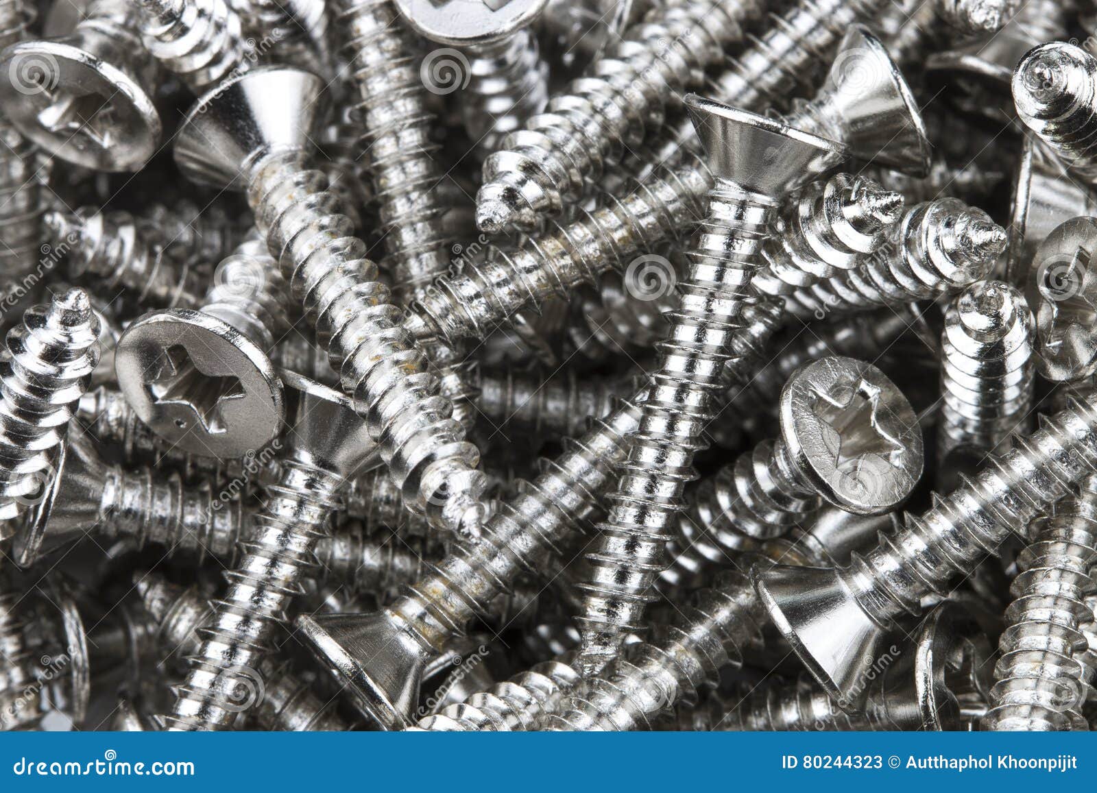 Background of many screws stock image. Image of object - 80244323