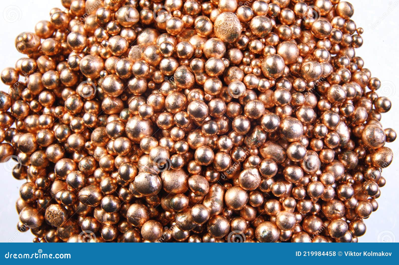 Background from Many Shiny Metal Balls. Gold Background Stock Photo ...