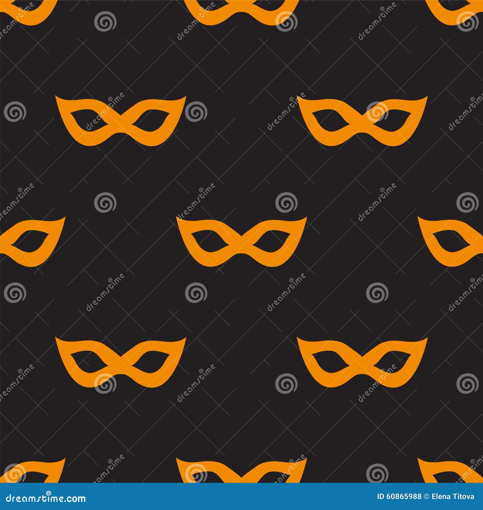 Background with Masks. Seamless Pattern Stock Vector - Illustration of ...