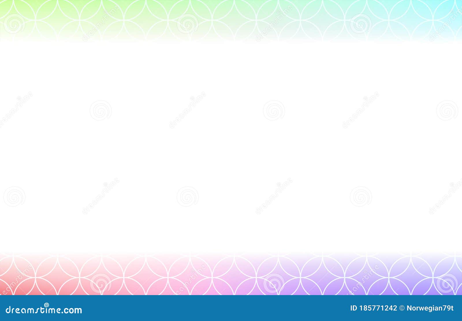 Background Material: Illustration of Pale Rainbow Gradation and ...