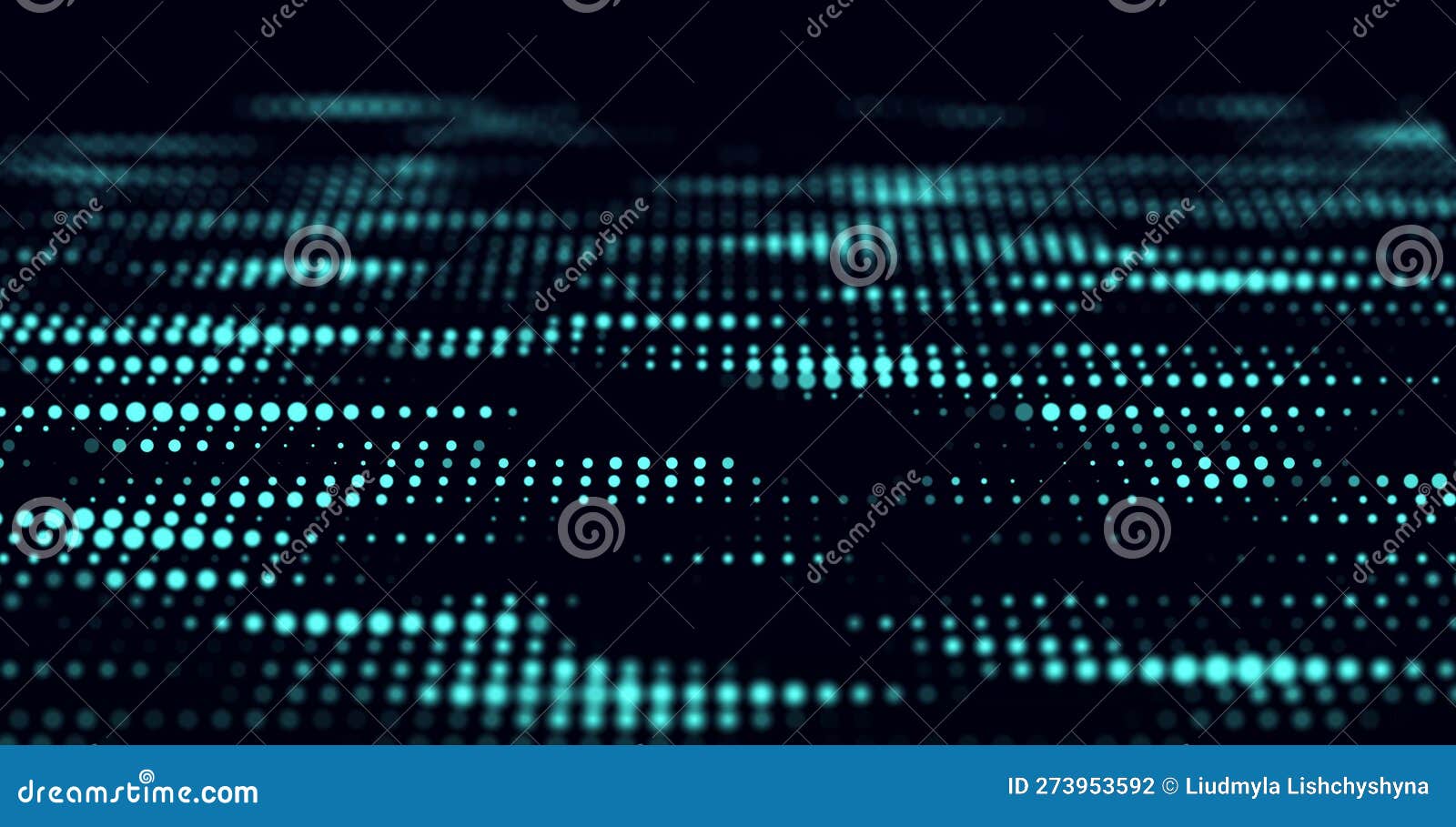 Background Matrix Code. Drawing of Moving Particles. Data Exchange. 3D ...
