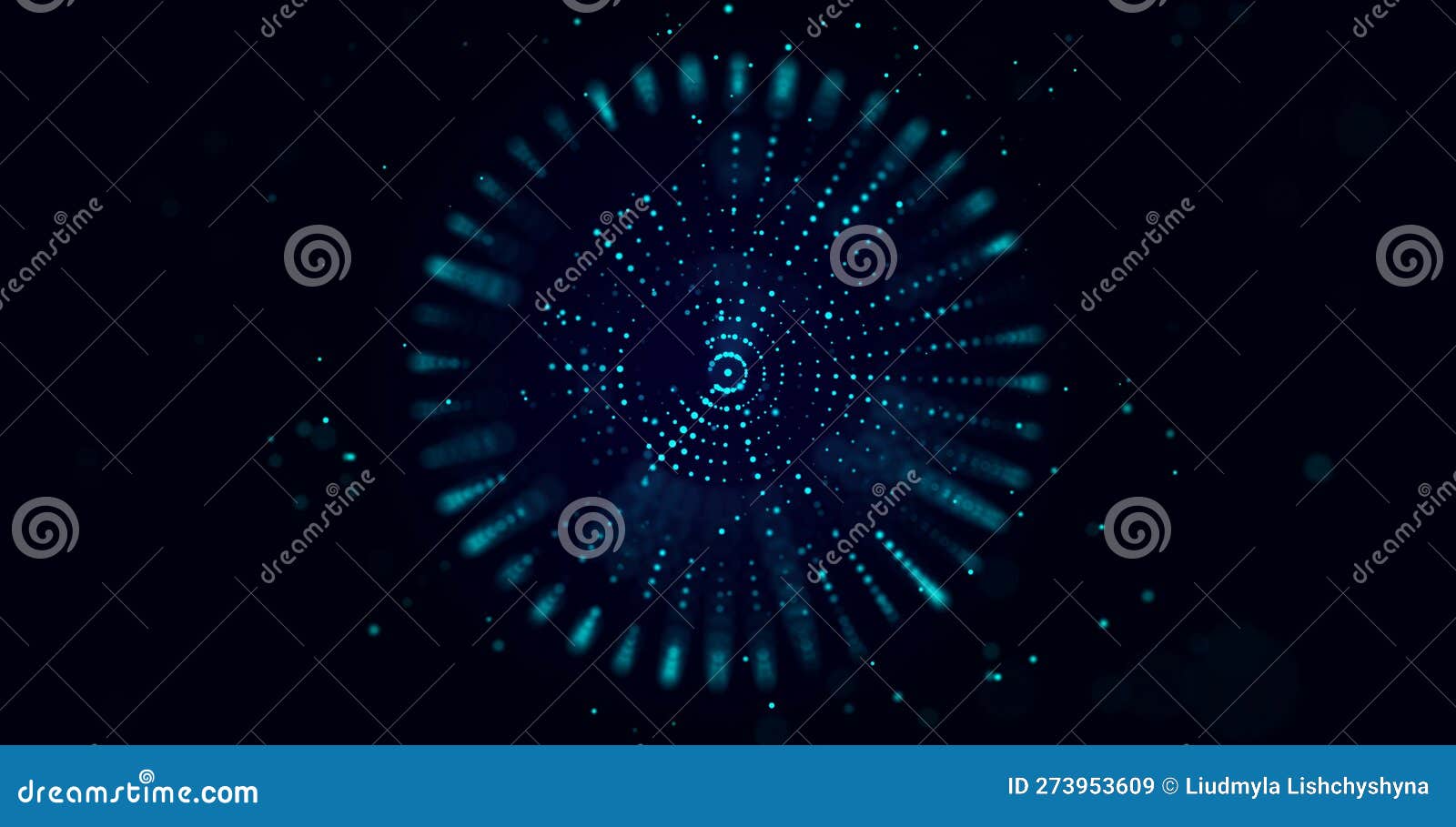 Background Matrix Code. Drawing of Moving Particles. Data Exchange. 3D ...