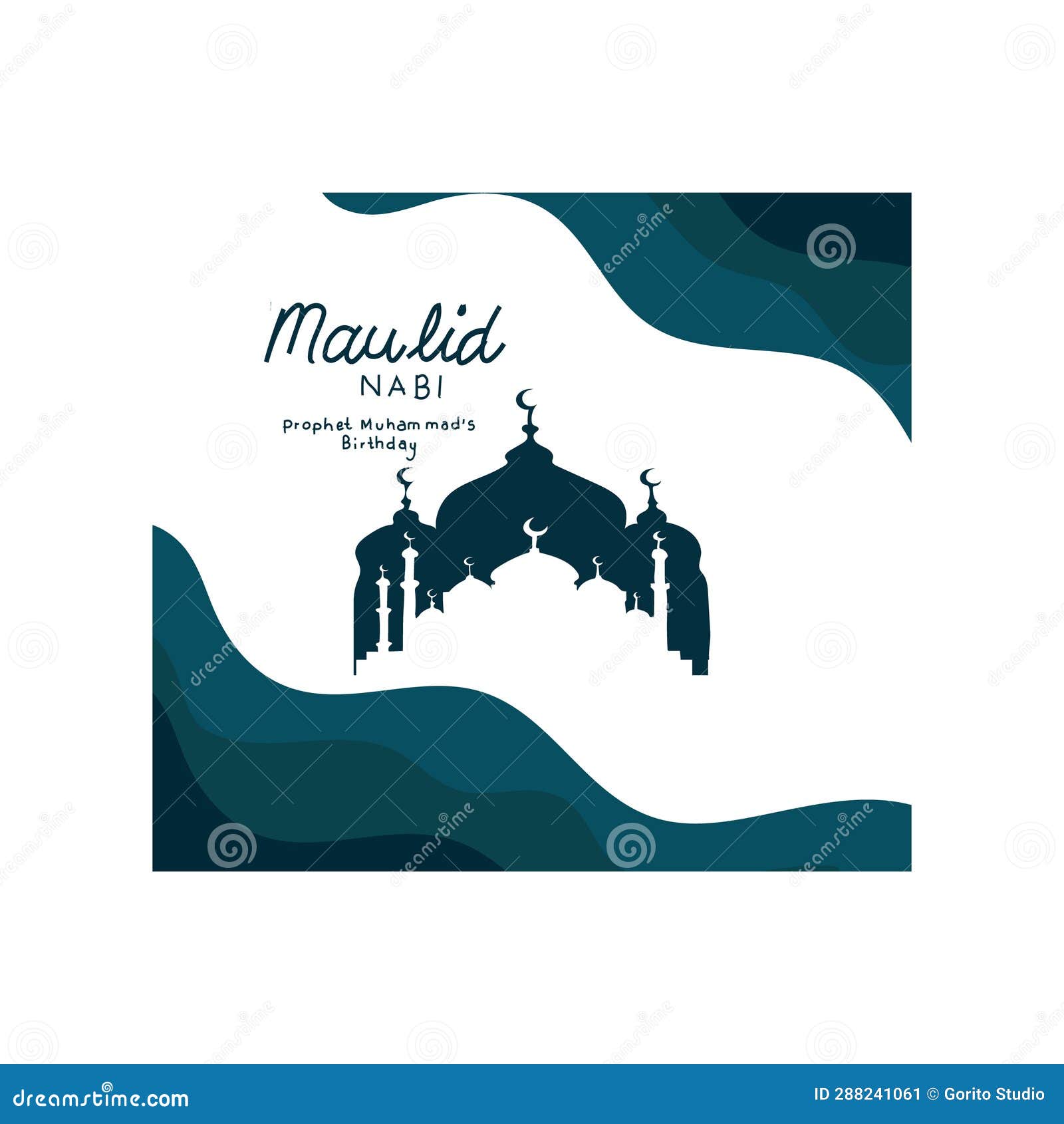 Celebration Maulid Nabi Muhammad Design Template Stories Or Mawlid ...