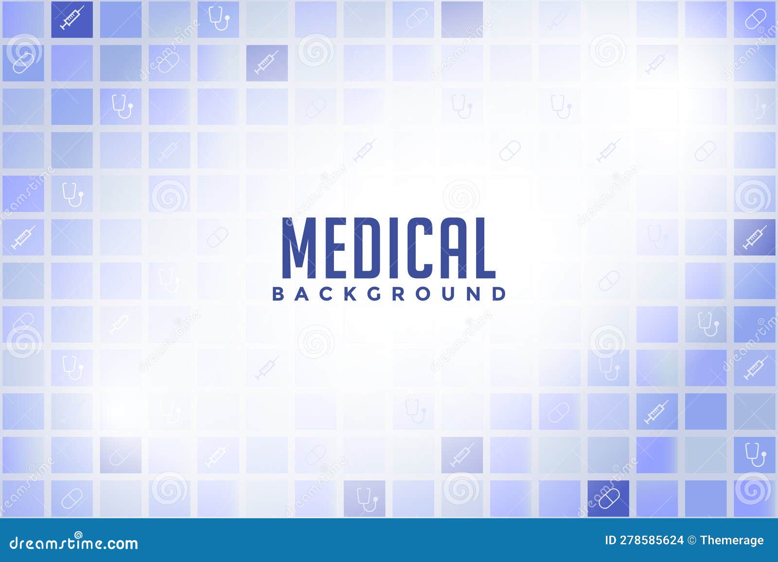 Background Medical Squares Vector Blue Geometry Stock Vector ...
